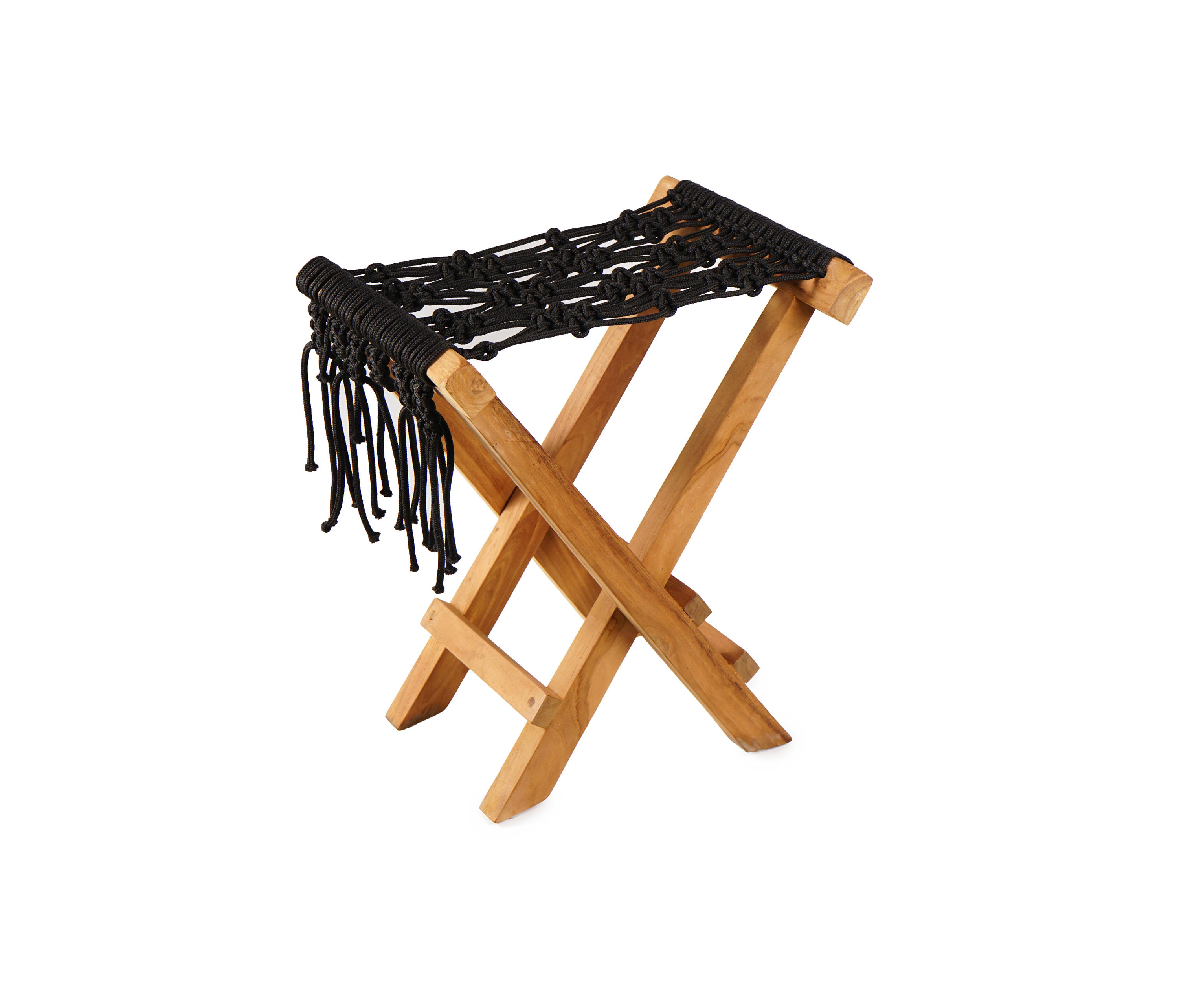 Fes Folding Stool Macrame Weaving | Architonic