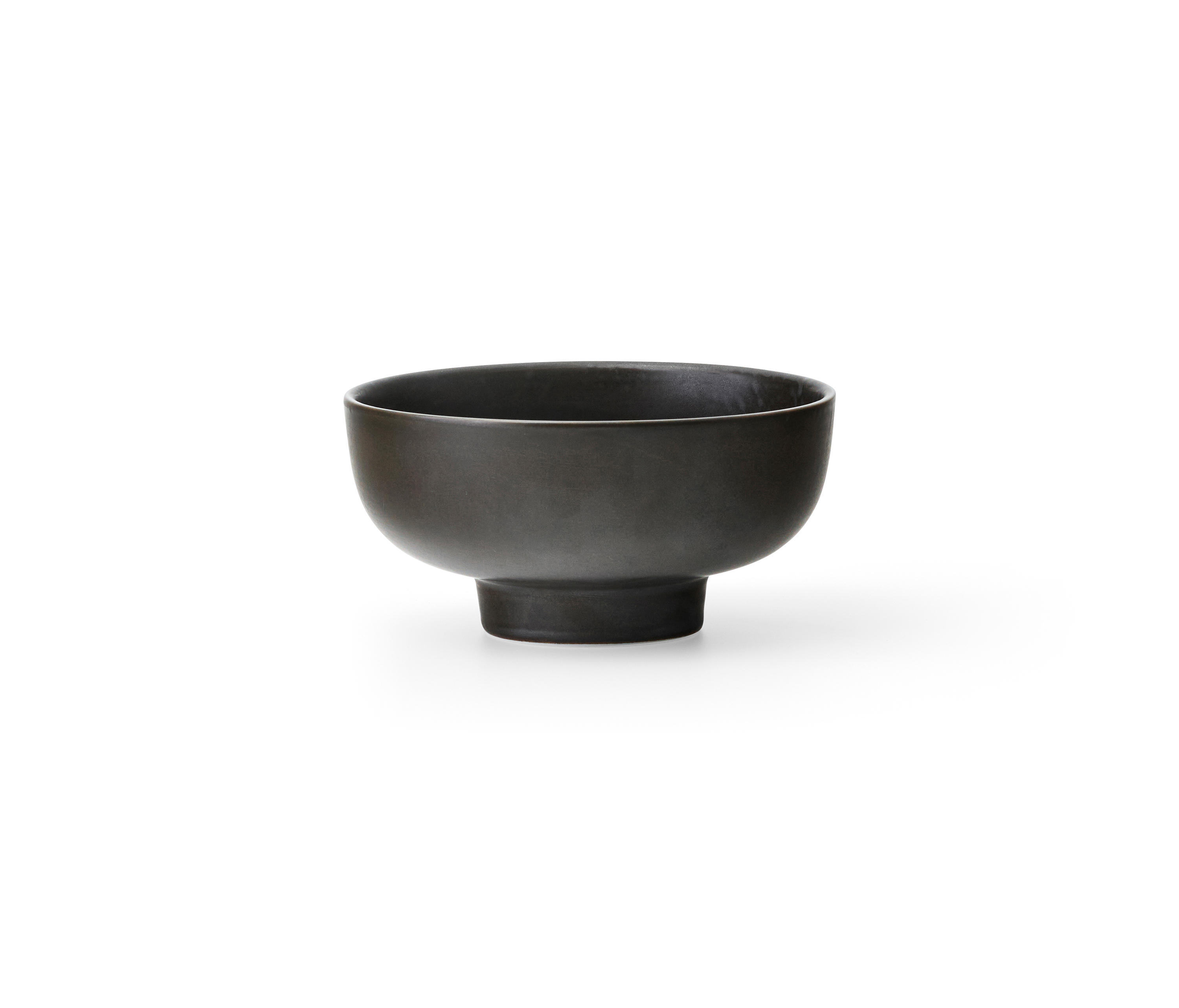 New Norm Dinnerware | Footed Bowl | Dark Glazed | Architonic