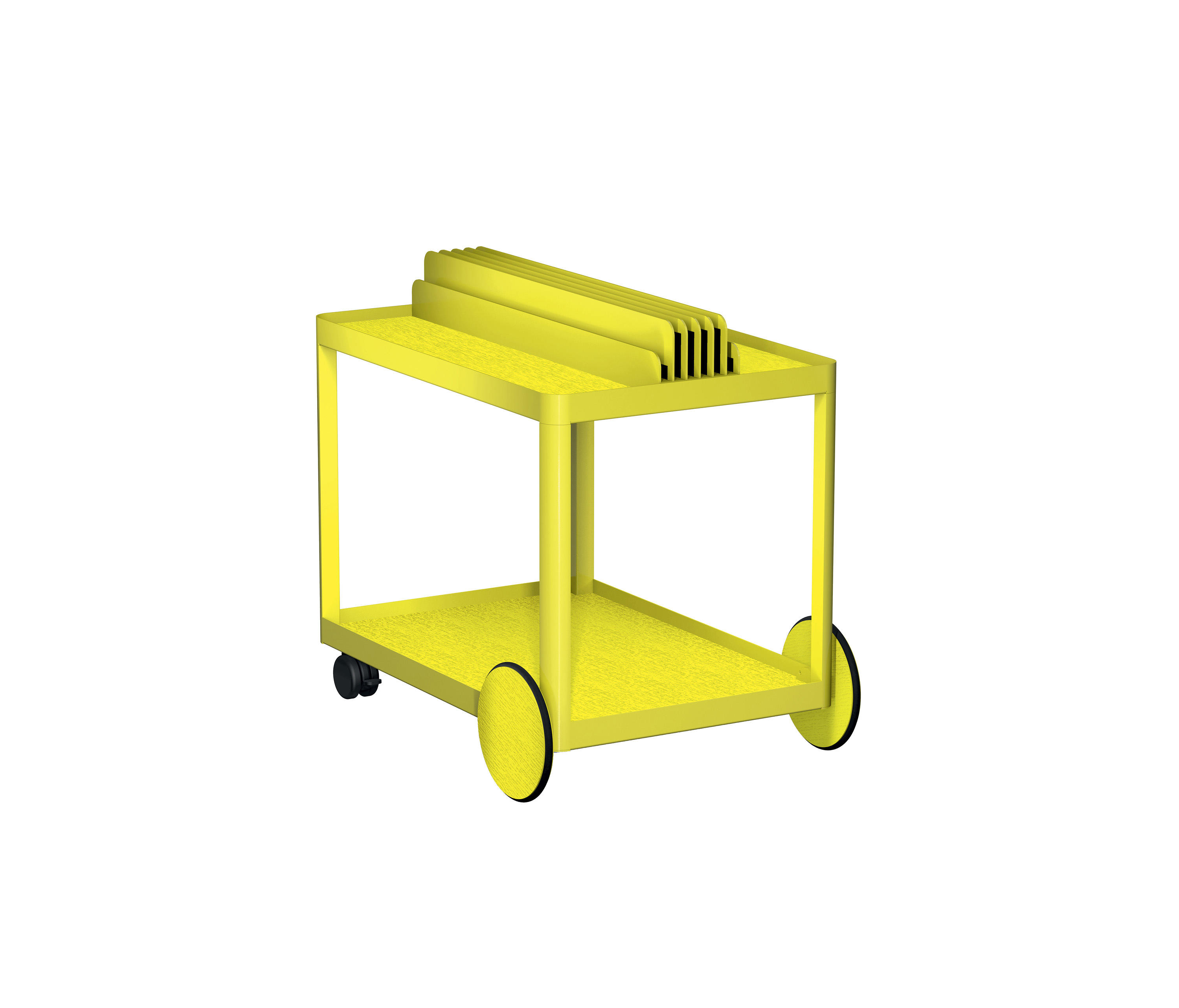 Mocon Mobile Stand, sulphur yellow, 71.4 x 64.1 cm | Architonic