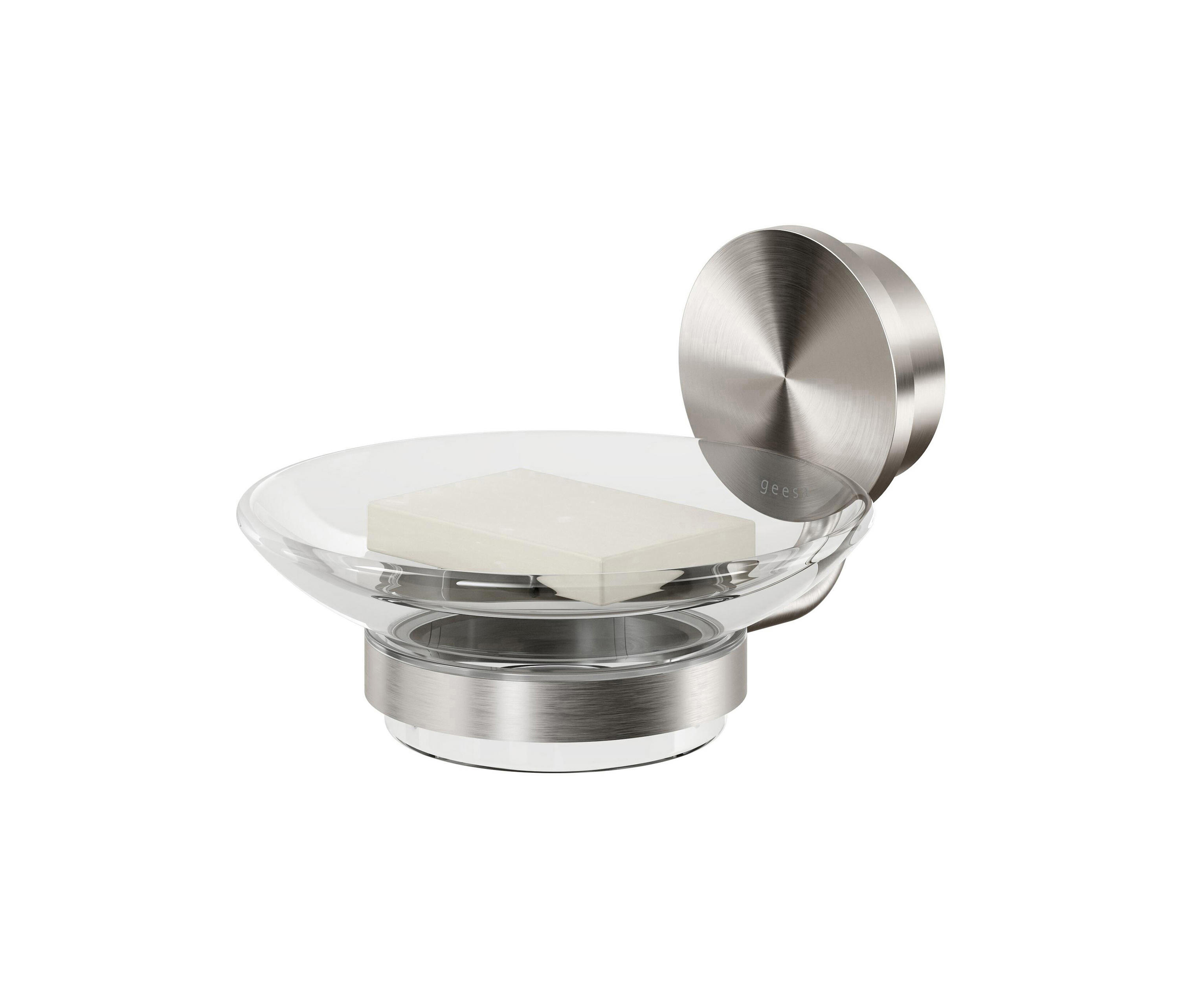 Opal Brushed stainless steel | Seifenhalter Edelstahl gebürstet ...