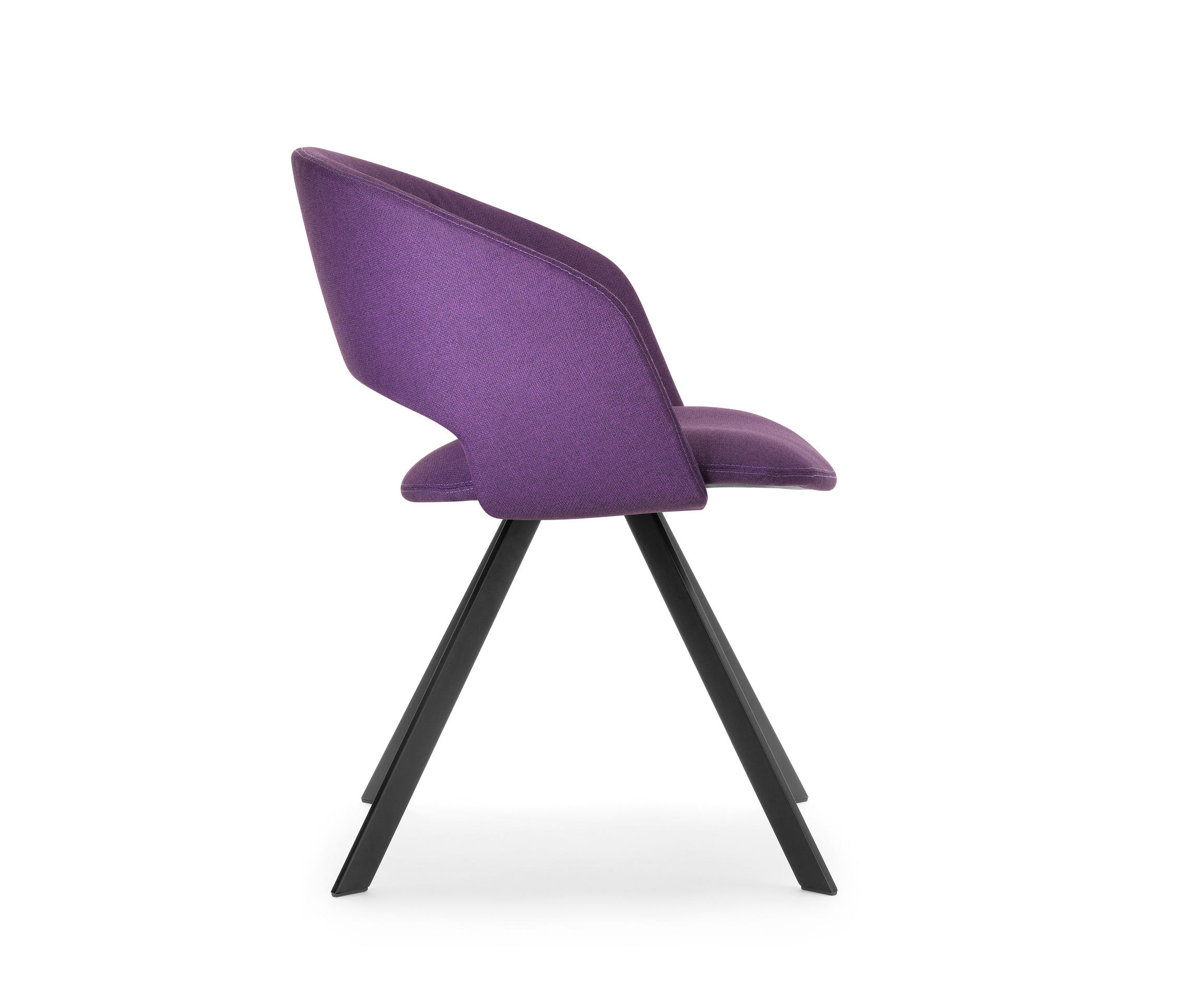 CALINA four-legged chair flat tube | Architonic