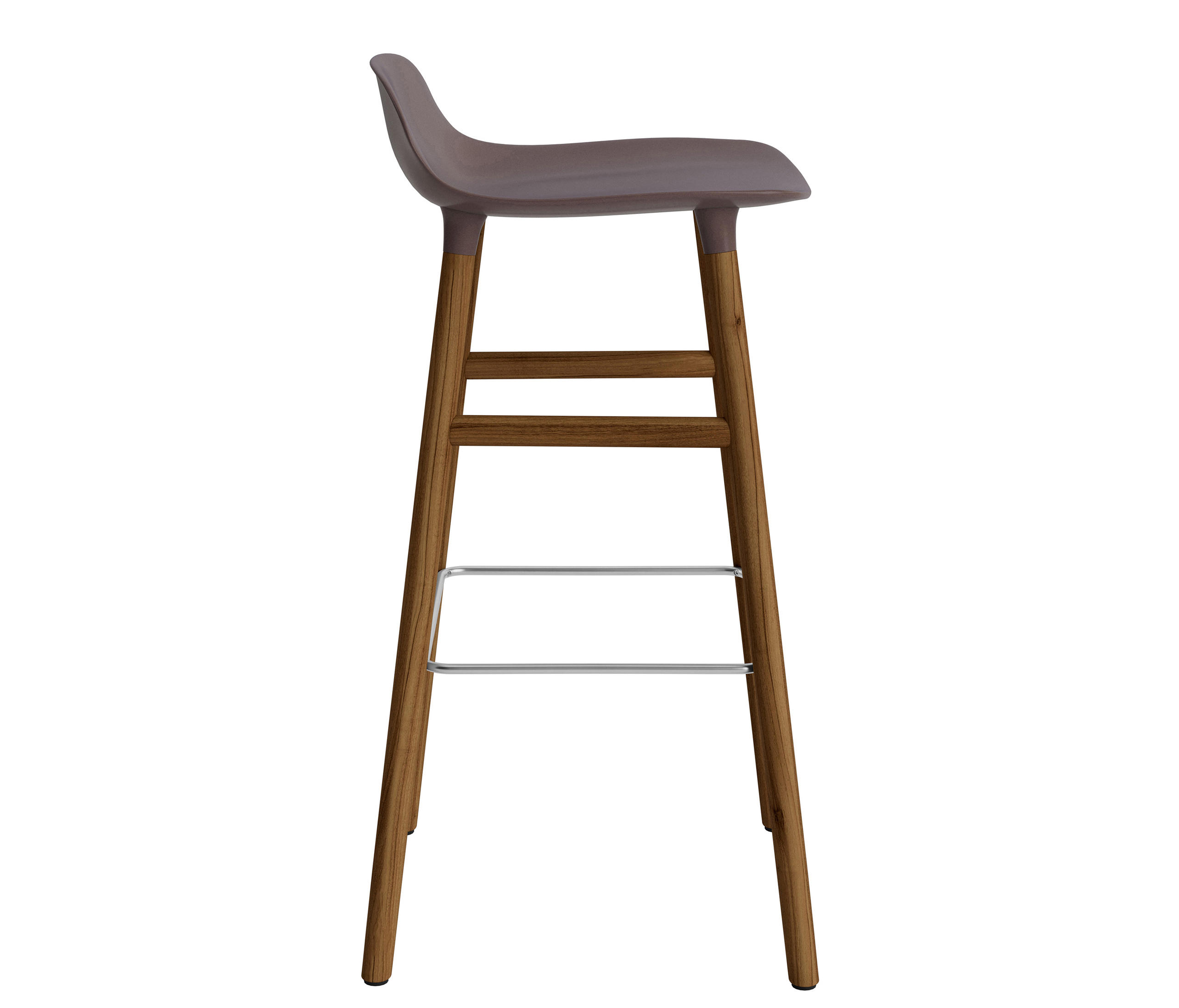 Form Barstool 75 Walnut Brown | Architonic