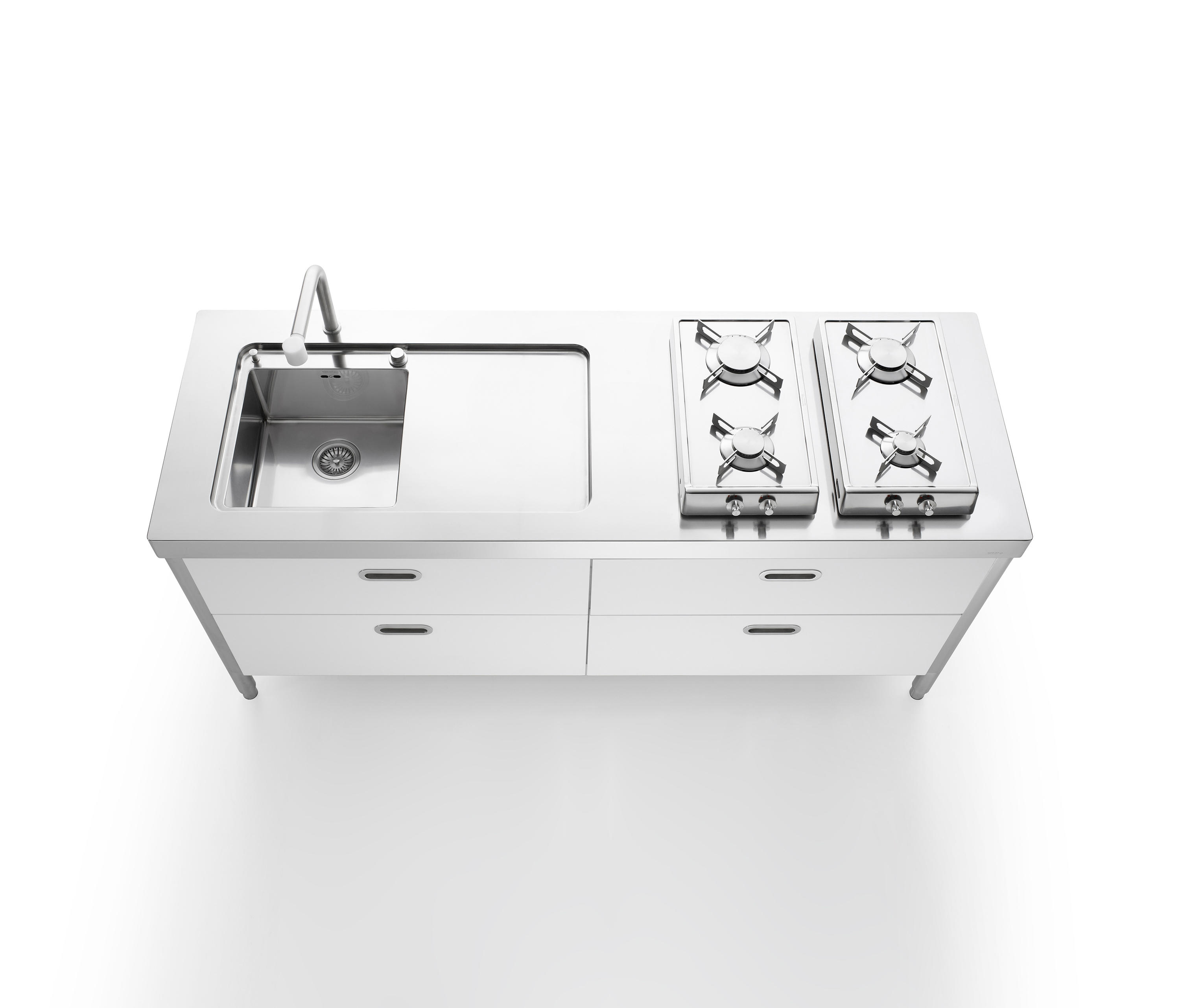 STEEL KITCHENS - Compact kitchens from ALPES-INOX | Architonic