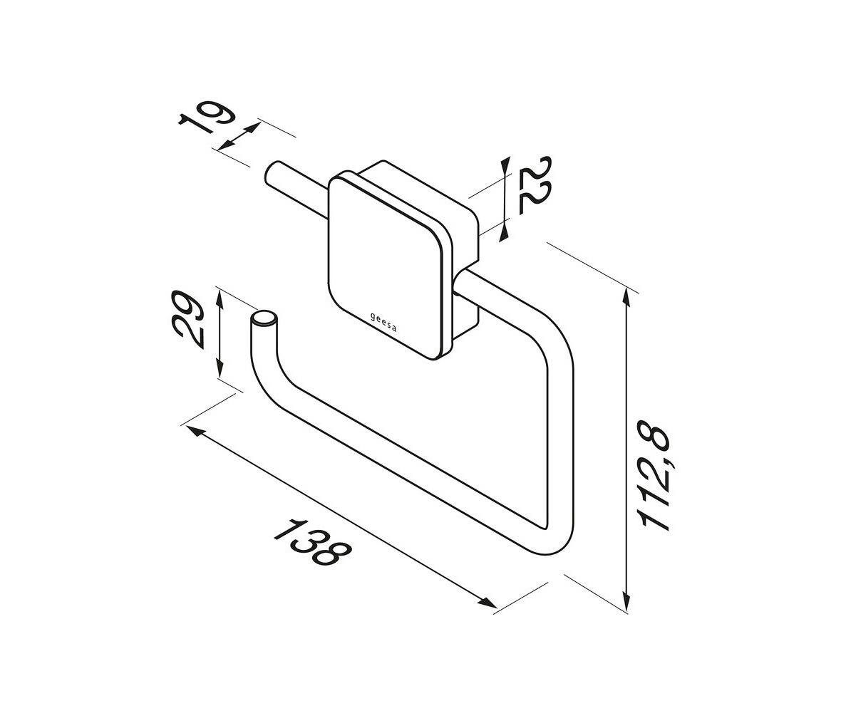 Topaz Chrome | Toilettenpapierhalter ohne Deckel Chrom | Architonic