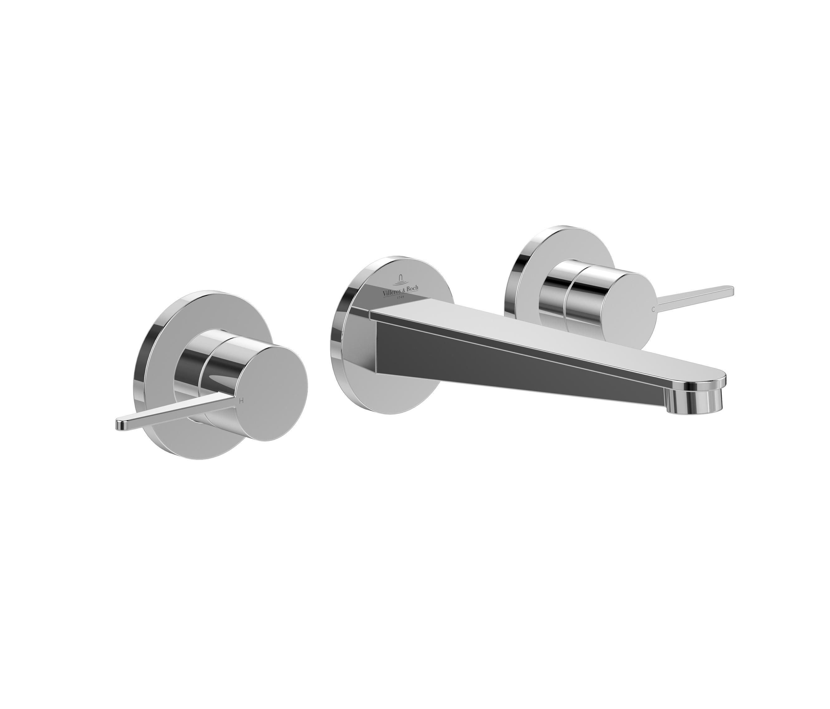 Conum | Three-hole basin mixer without waste, Chrome | Architonic