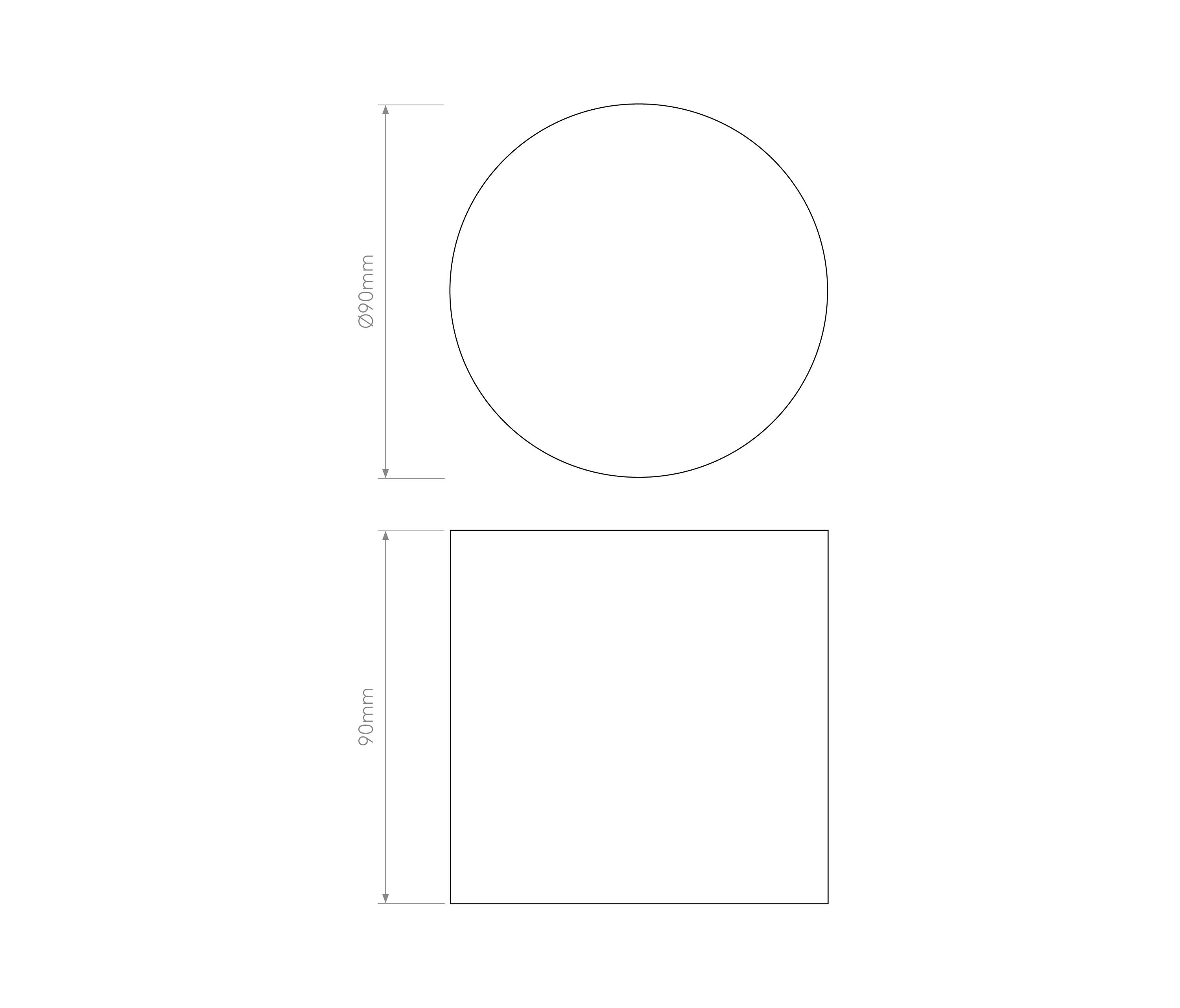 Osca Round 90 Led Matt White Architonic