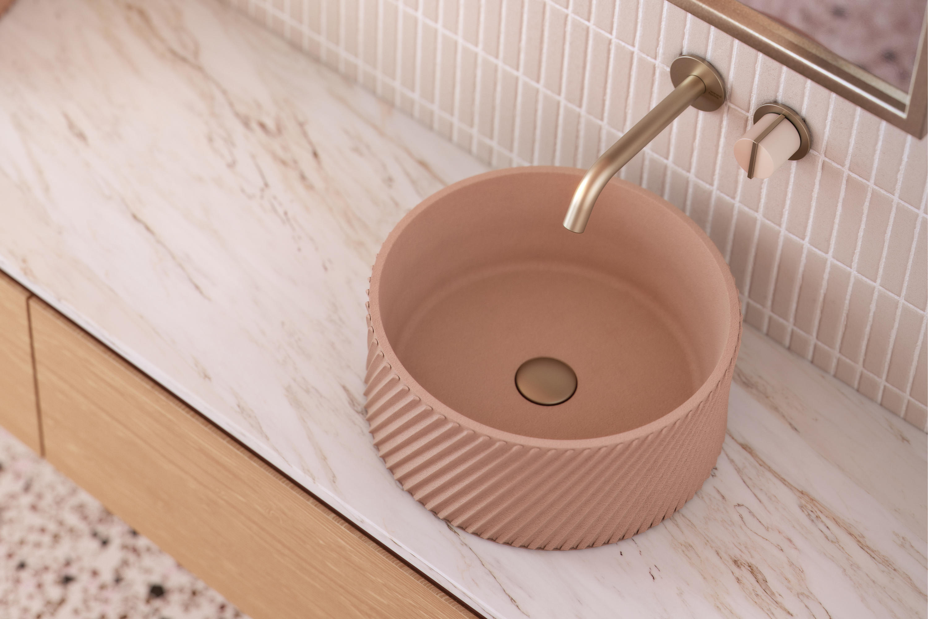 Wall Mounted 2 Hole Basin Platform with Long Spout | Architonic