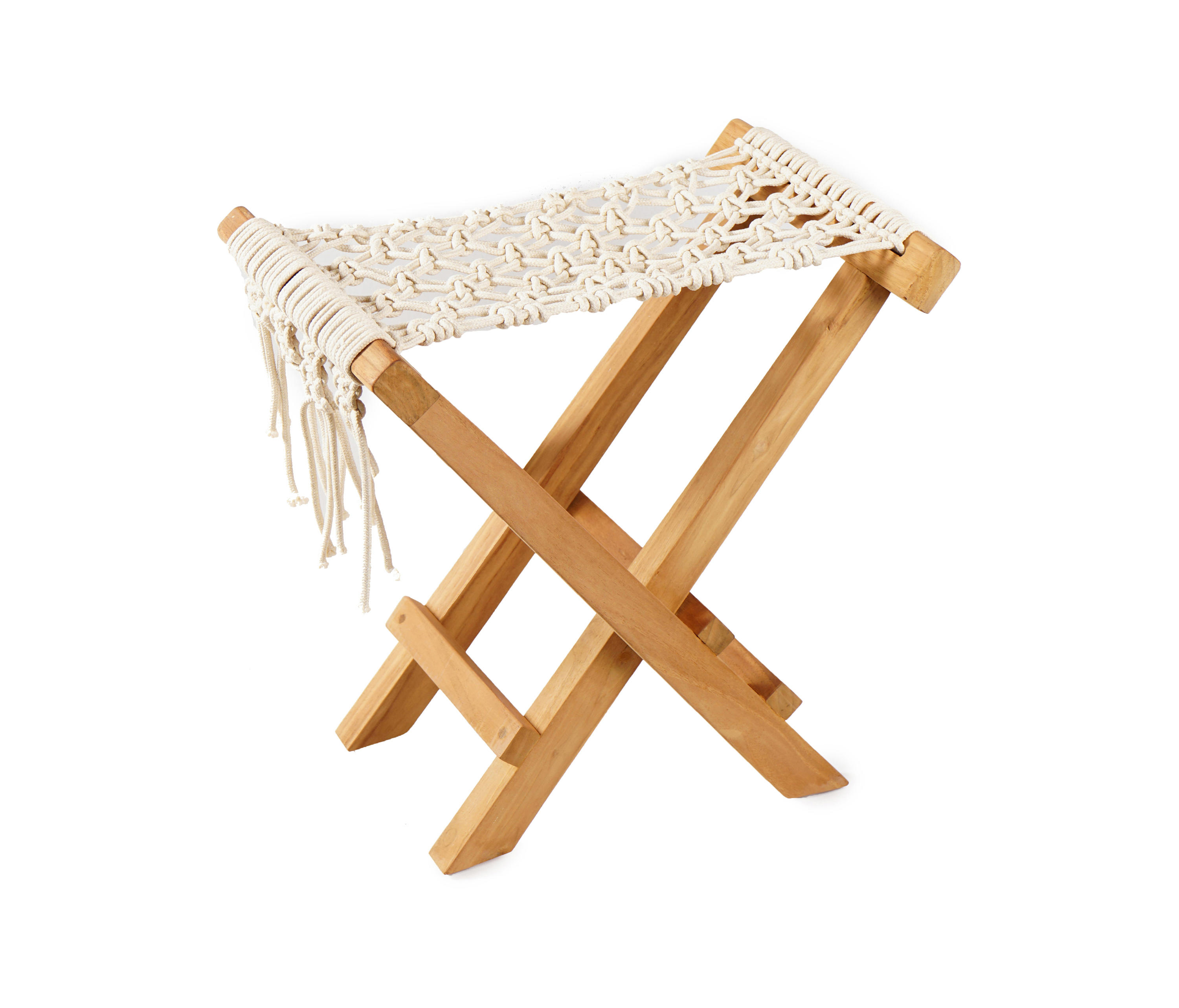 Fes Folding Stool Macrame Weaving | Architonic