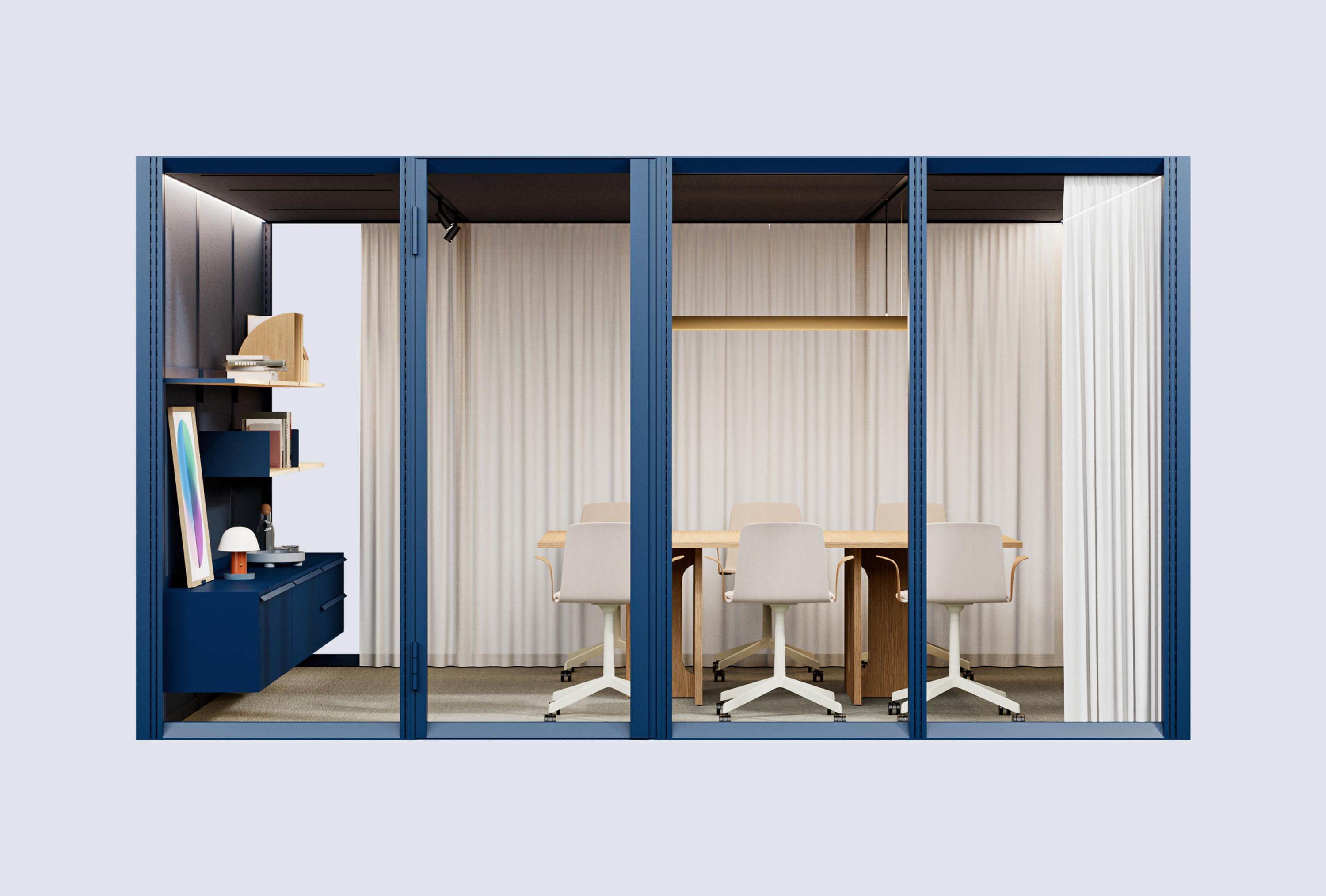 OmniRoom Meet 4x3 in Ink Blue | Architonic