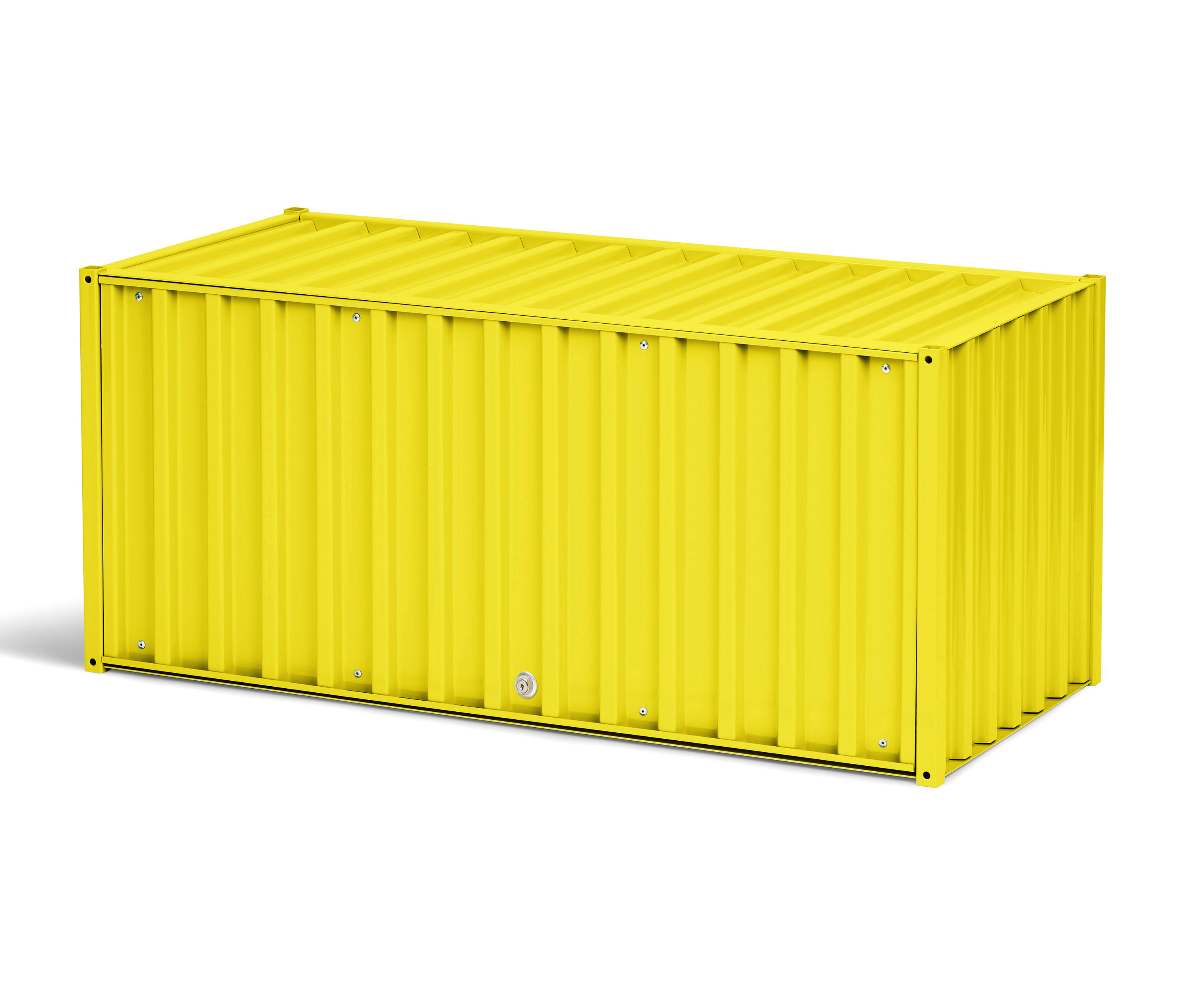 DS | Container - with lock, sulfur yellow RAL 1016 | Architonic