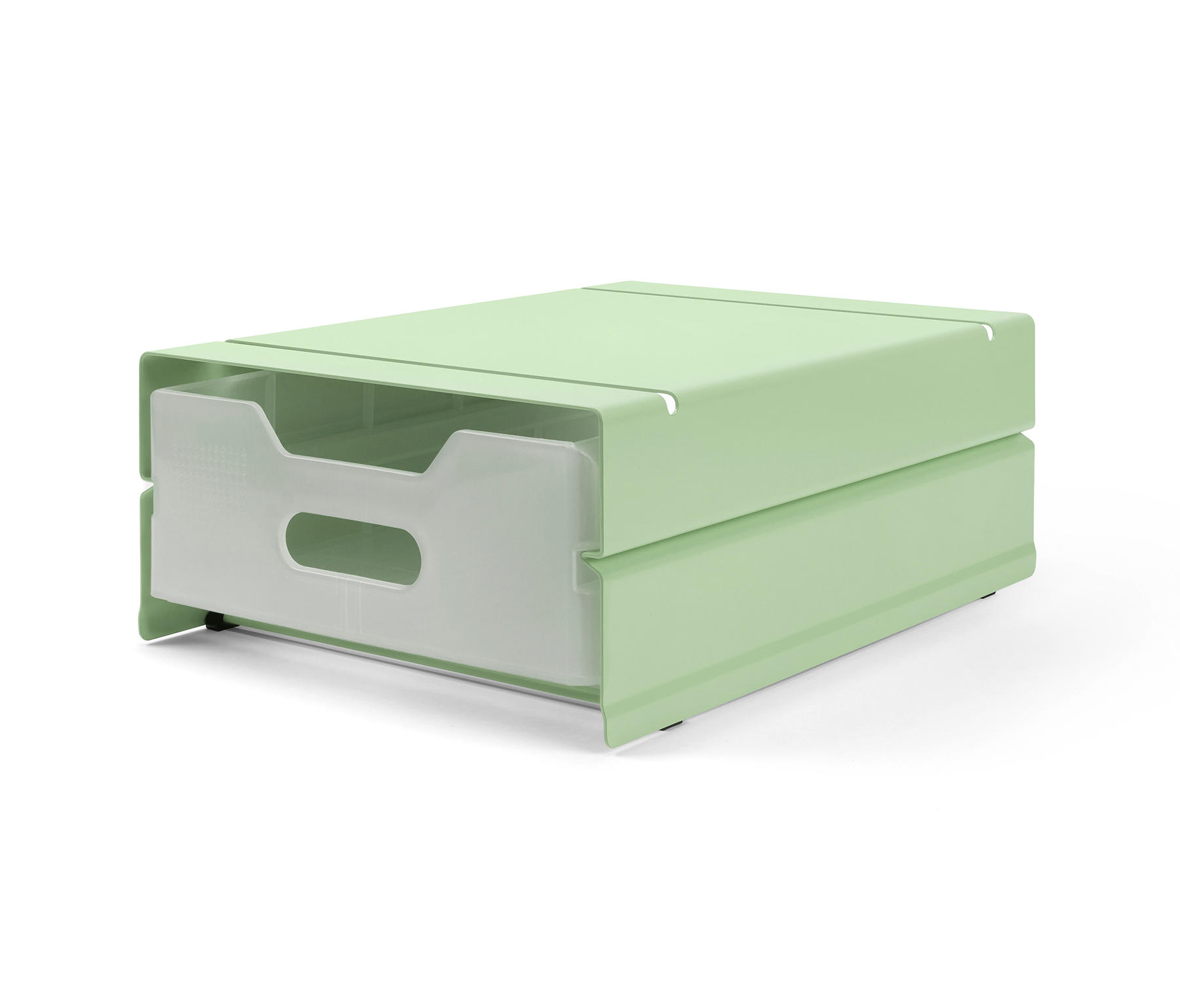 Atlas | Container, 1 compartment | pastel green RAL 6019 | Architonic