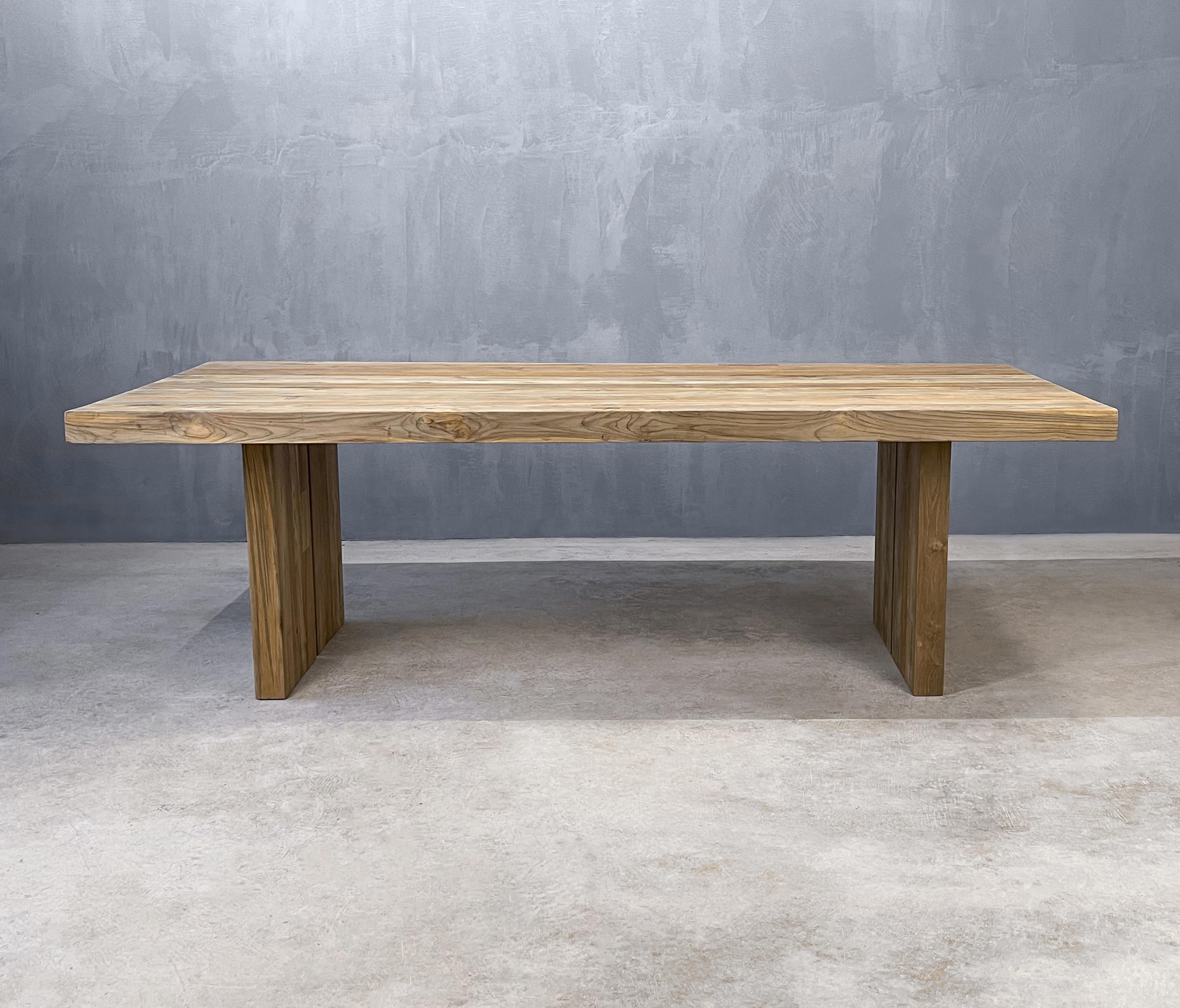 Slow Reclaimed | Monsoon 250 Dining Table Reclaimed Teak | Architonic