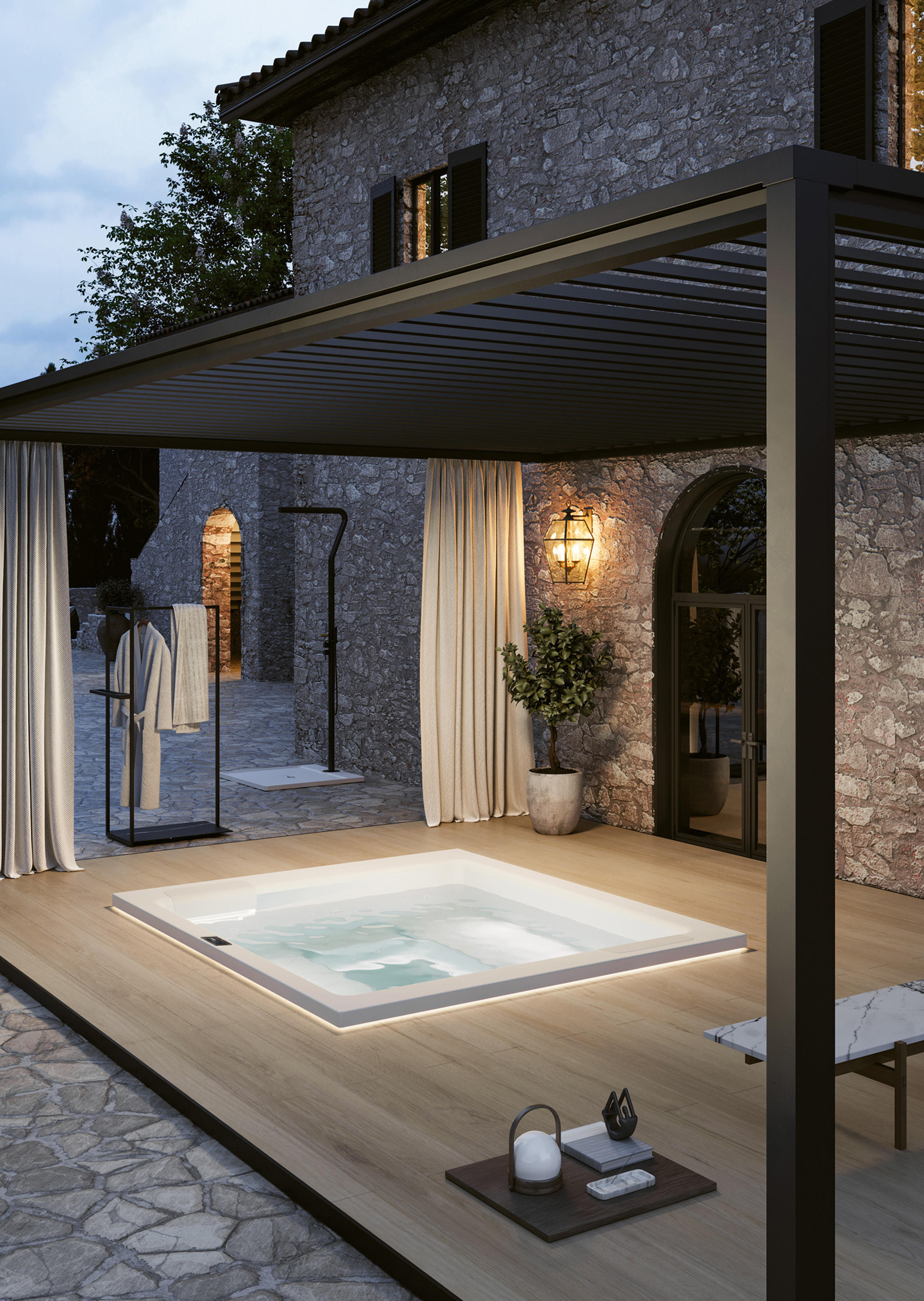 Helba 240 hot tub & designer furniture | Architonic