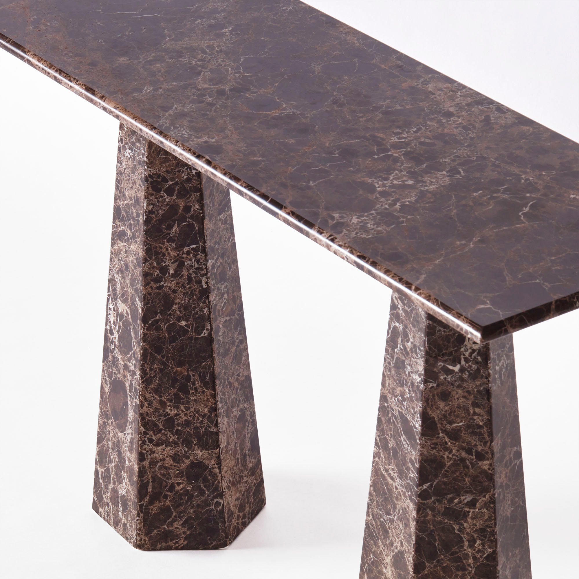 Hexagon Console Dark Emperador | Architonic