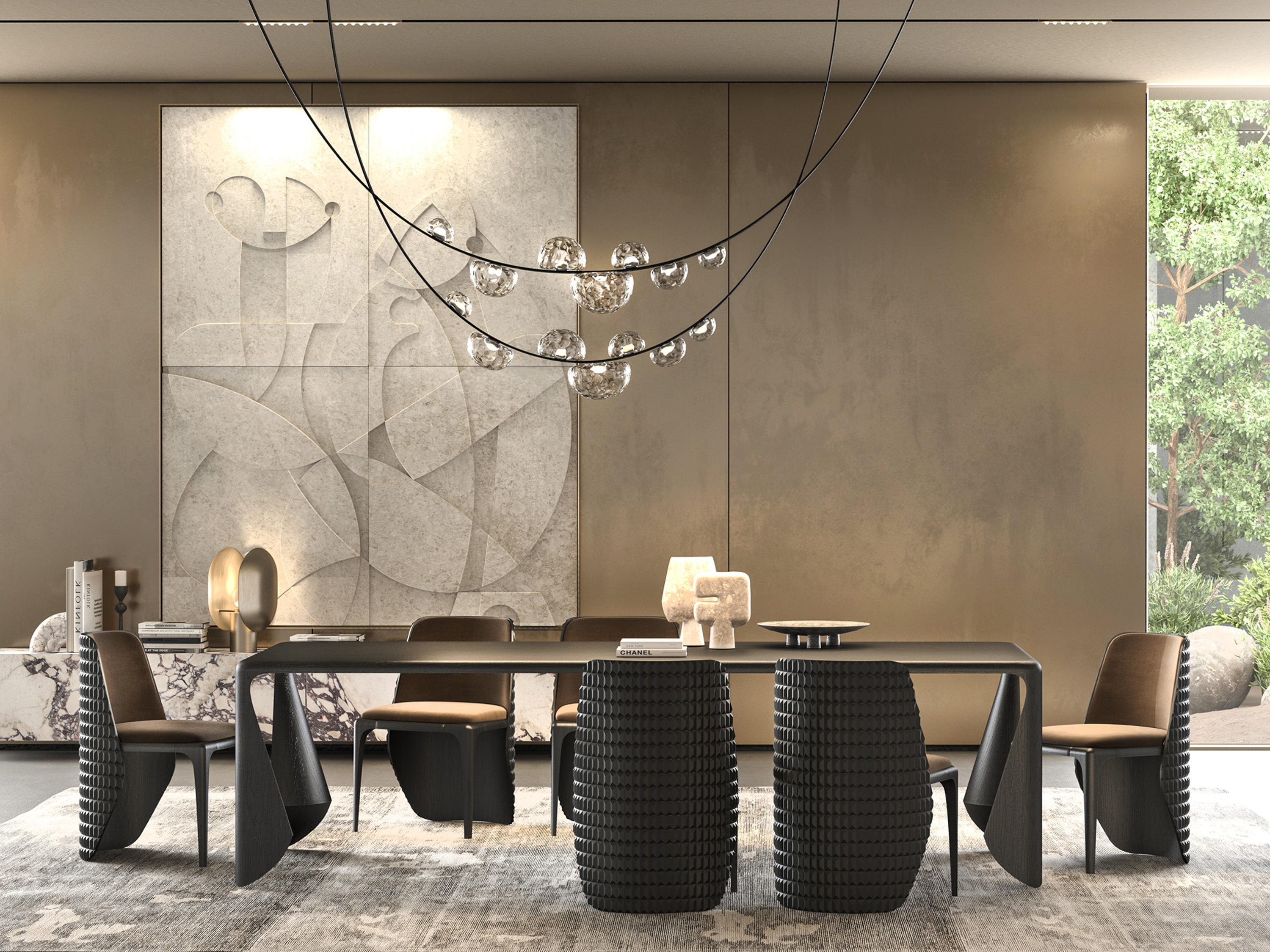 MANTIS | Rectangular solid wood dining table | Architonic