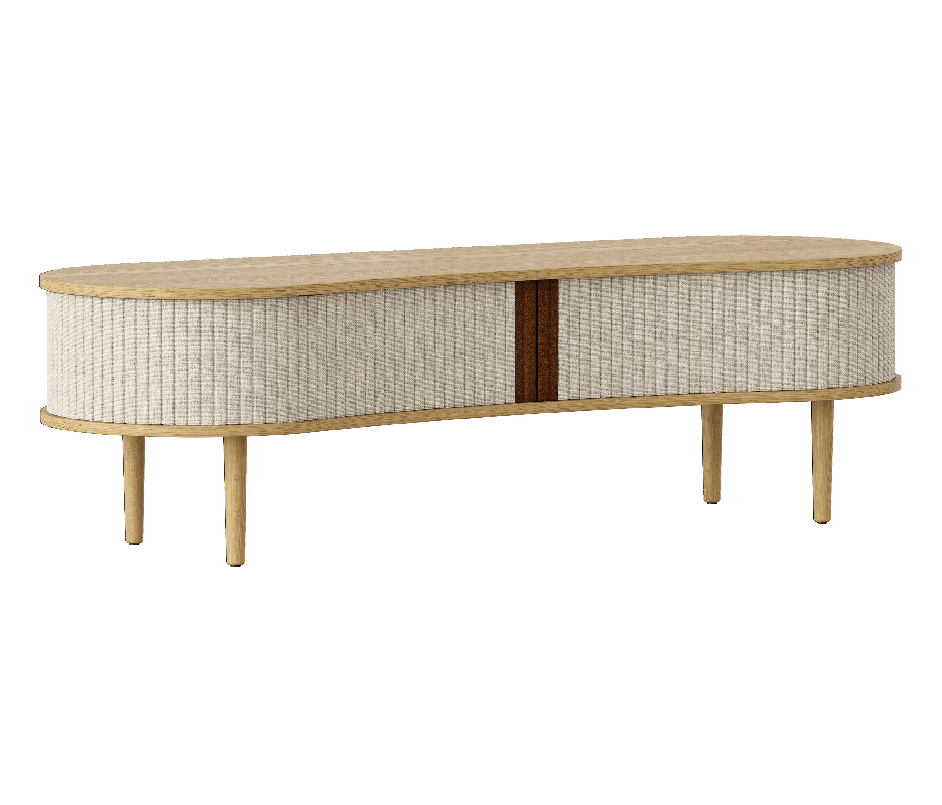 Audacious | TV bench, oak, white sands | Architonic