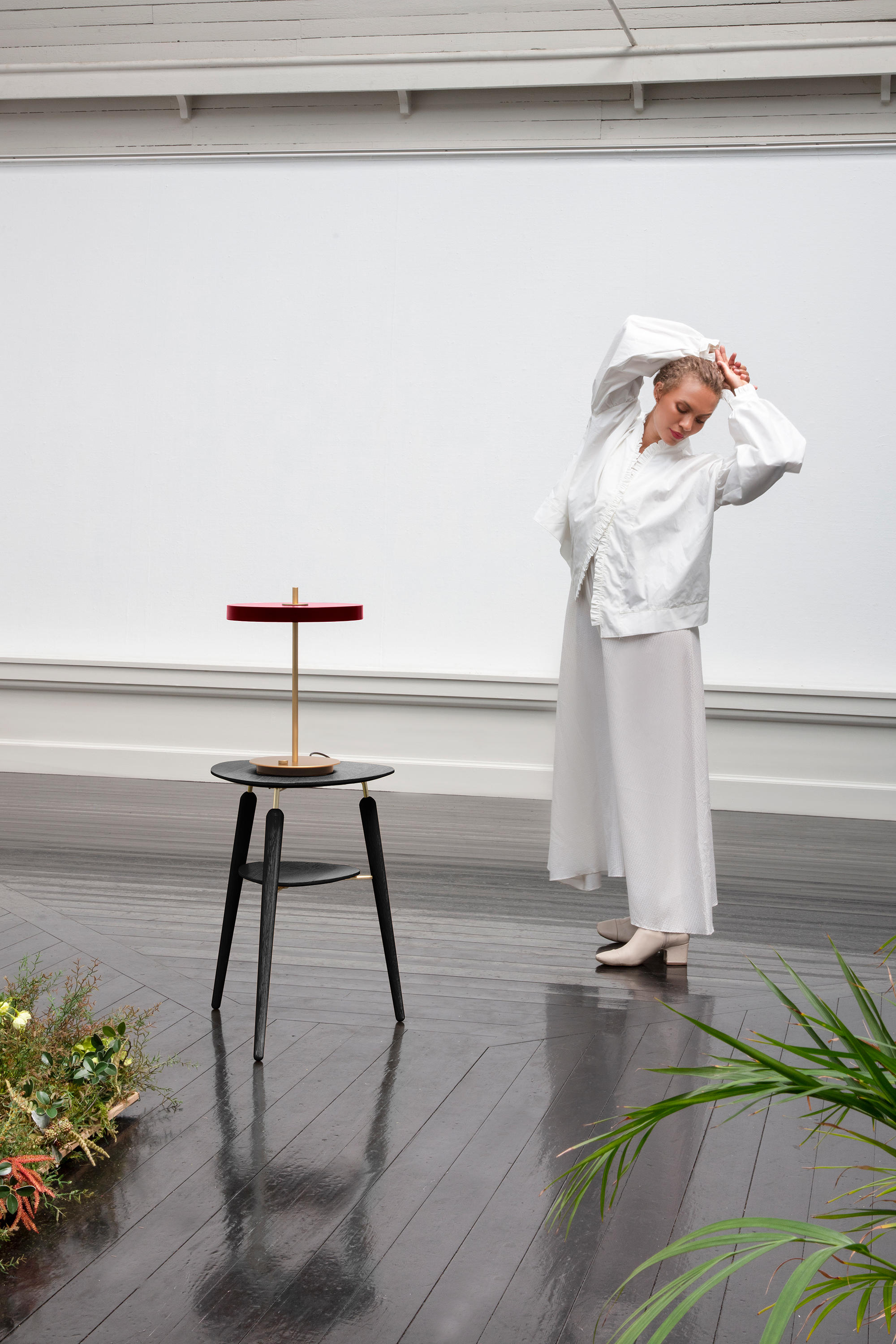 My Spot | table black oak, brass | Architonic