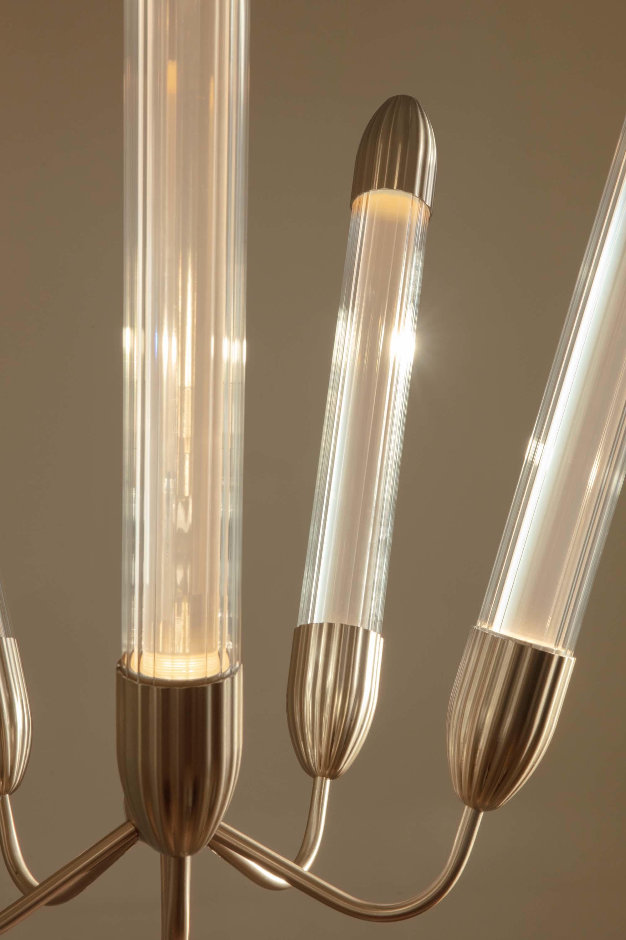 Lemon Squeeze | ceiling lamp, penta, short, plated brass | Architonic