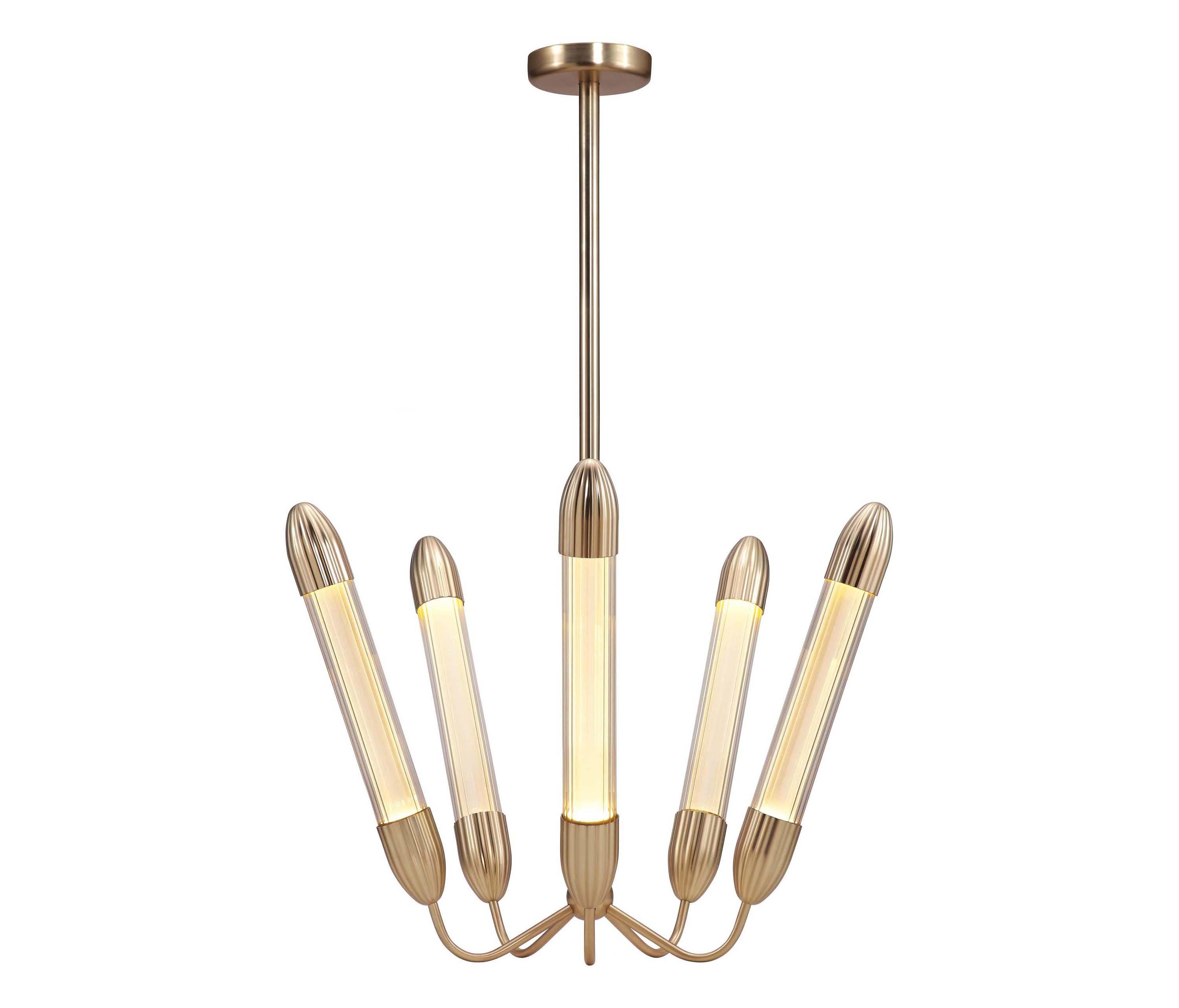 Lemon Squeeze | ceiling lamp, penta, short, plated brass | Architonic