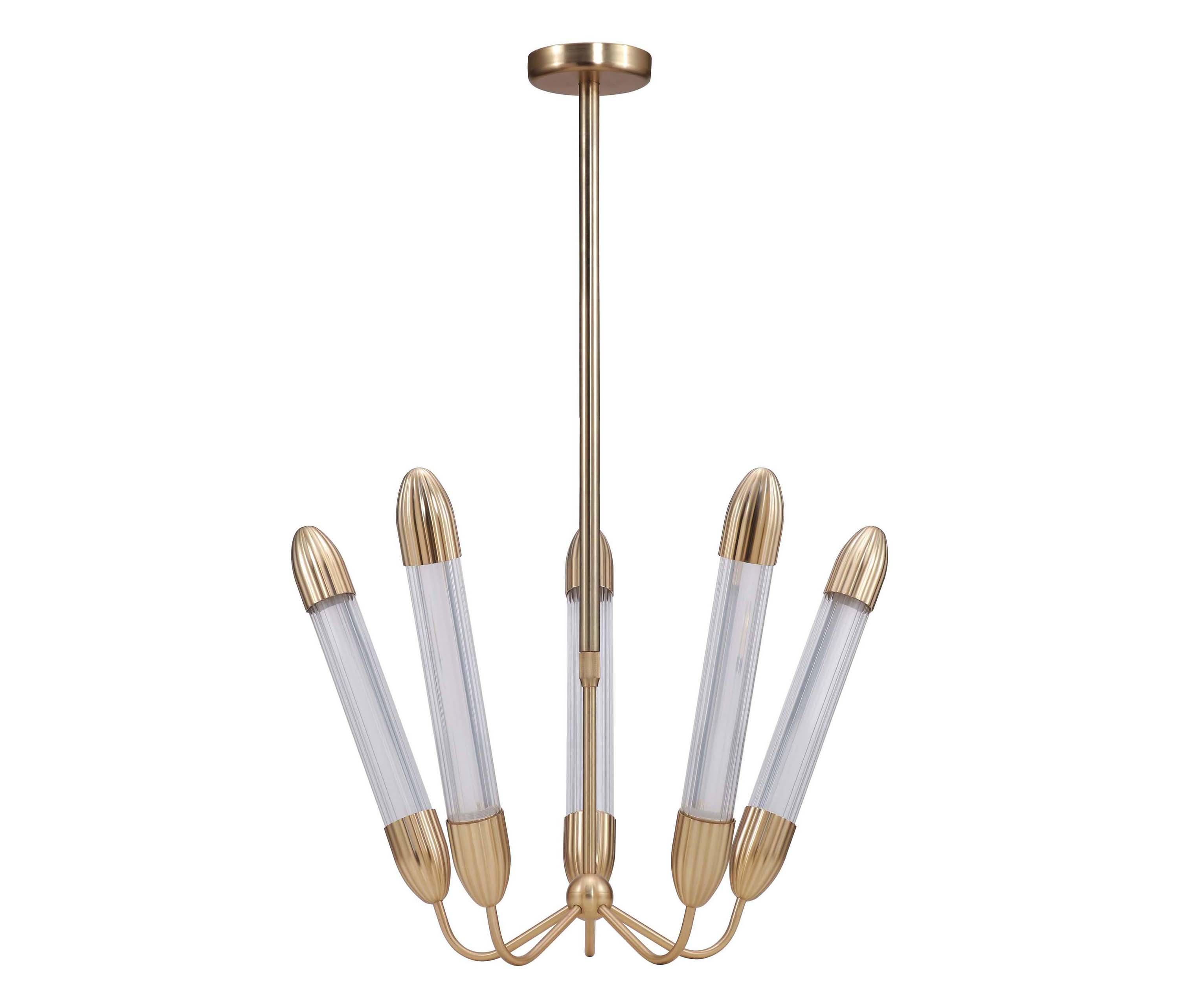 Lemon Squeeze | ceiling lamp, penta, short, plated brass | Architonic