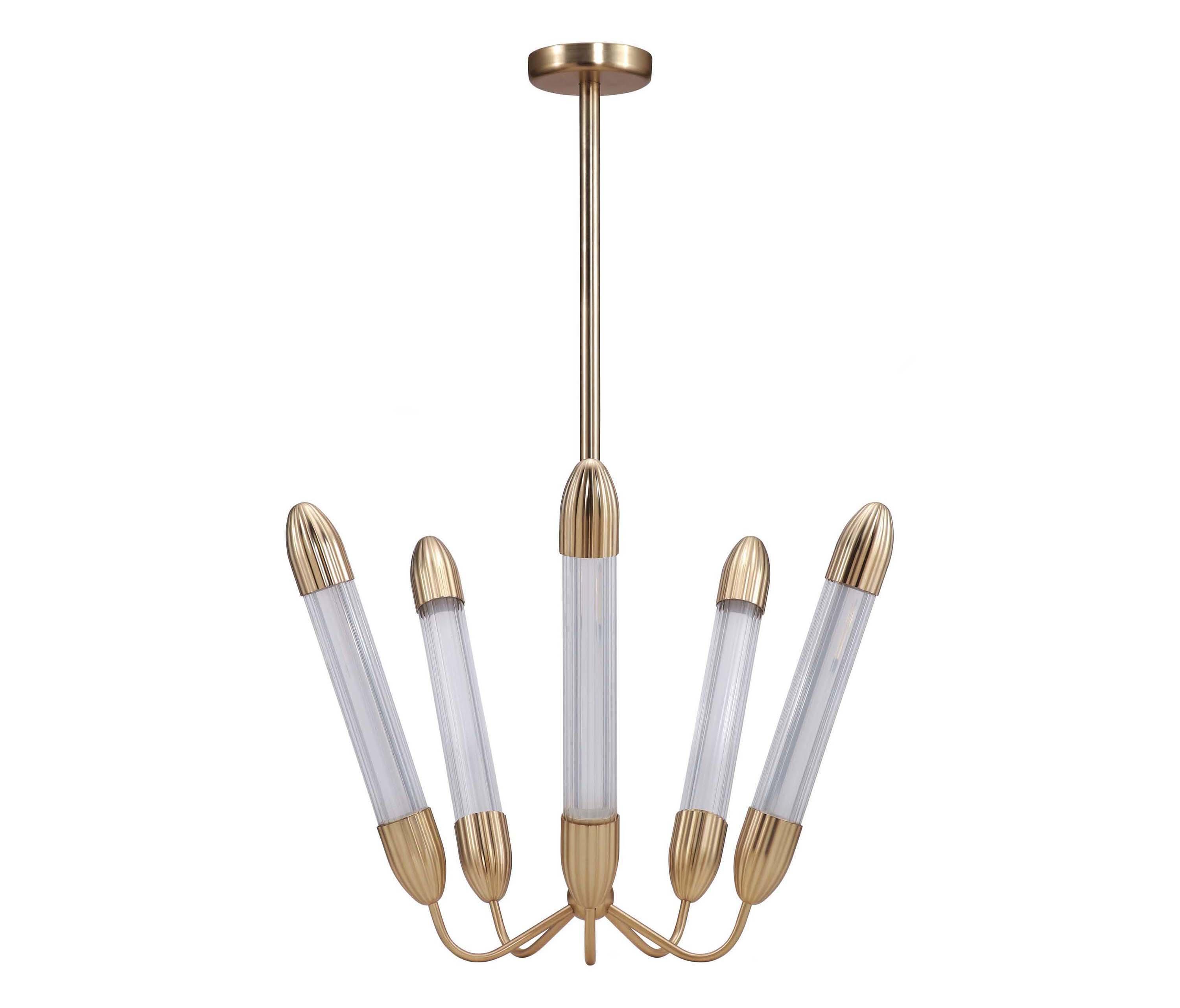 Lemon Squeeze | ceiling lamp, penta, short, plated brass | Architonic