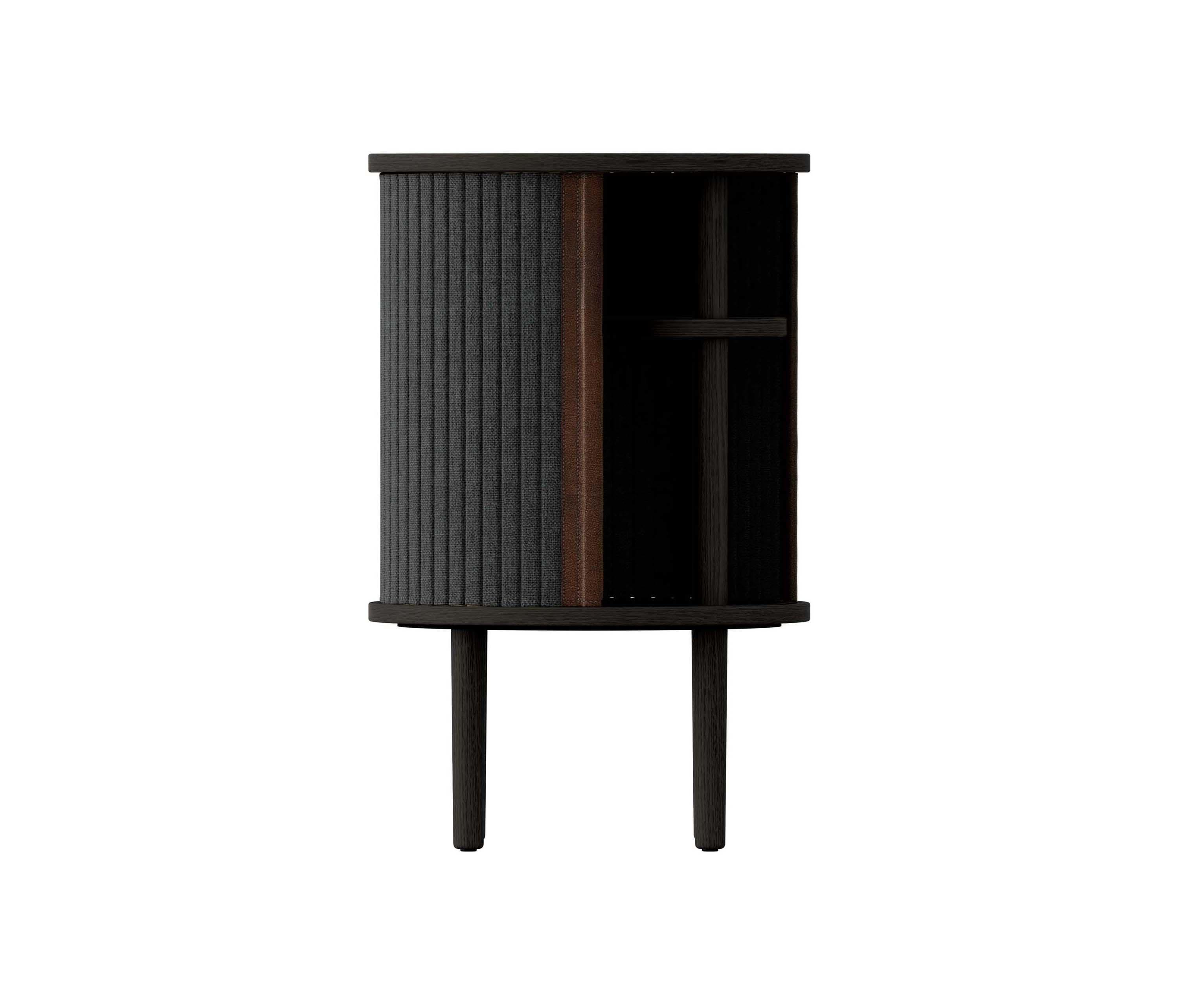 Audacious | side table, black oak, shadow | Architonic