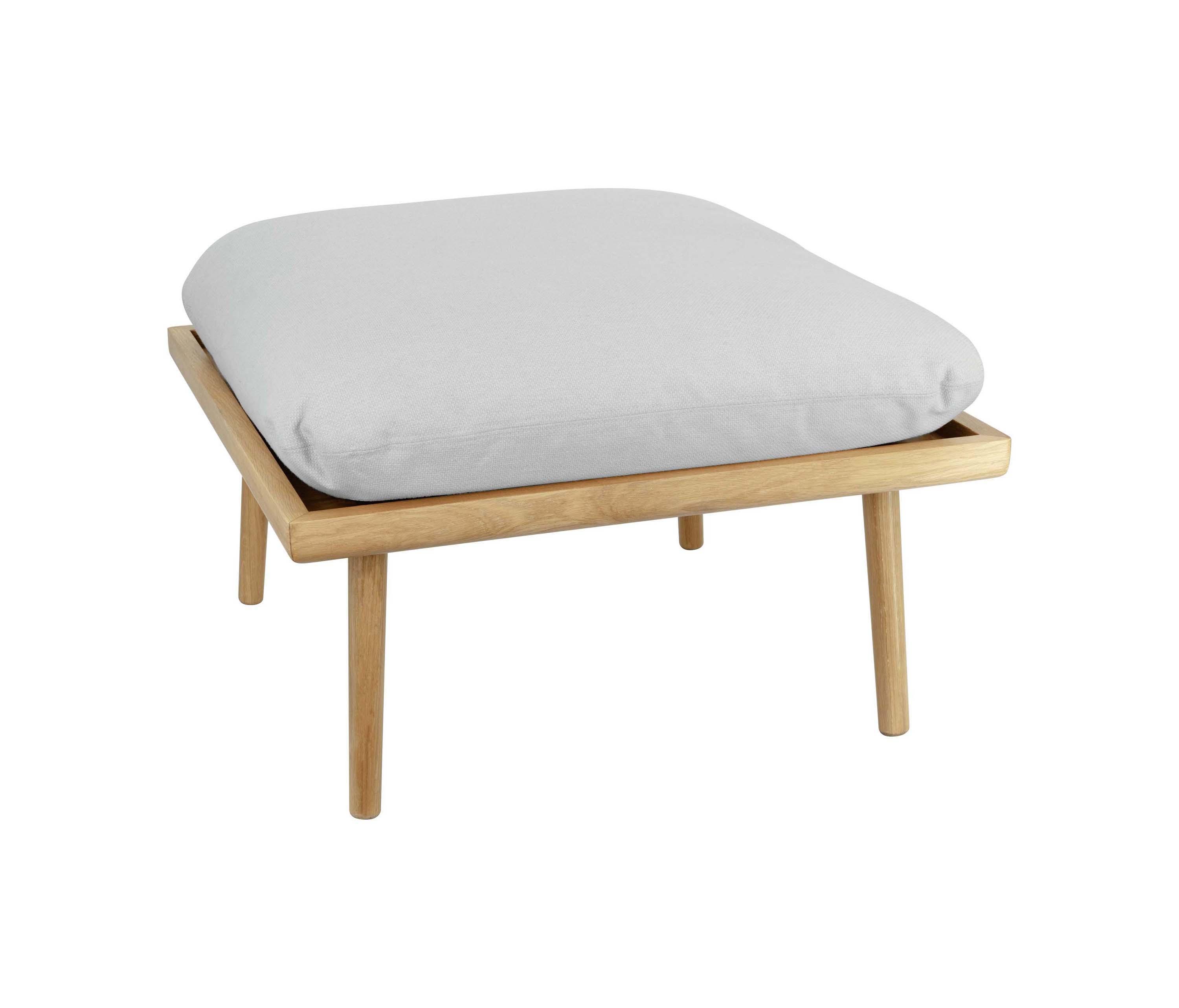 Lounge Around Shuffle | pouffe, oak, sterling | Architonic