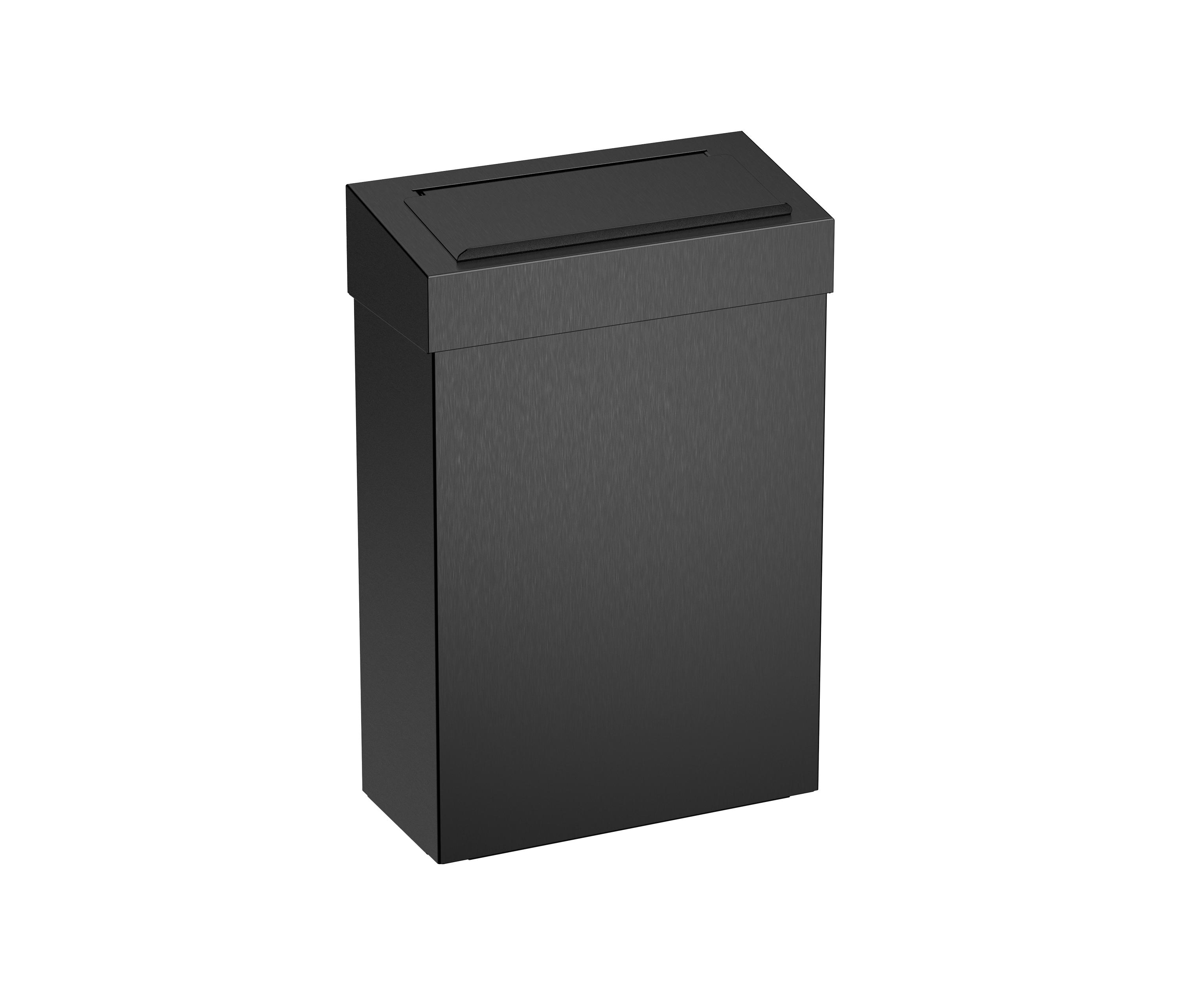 10L Wall Mounted Sanitary Bin PVD Black | Architonic