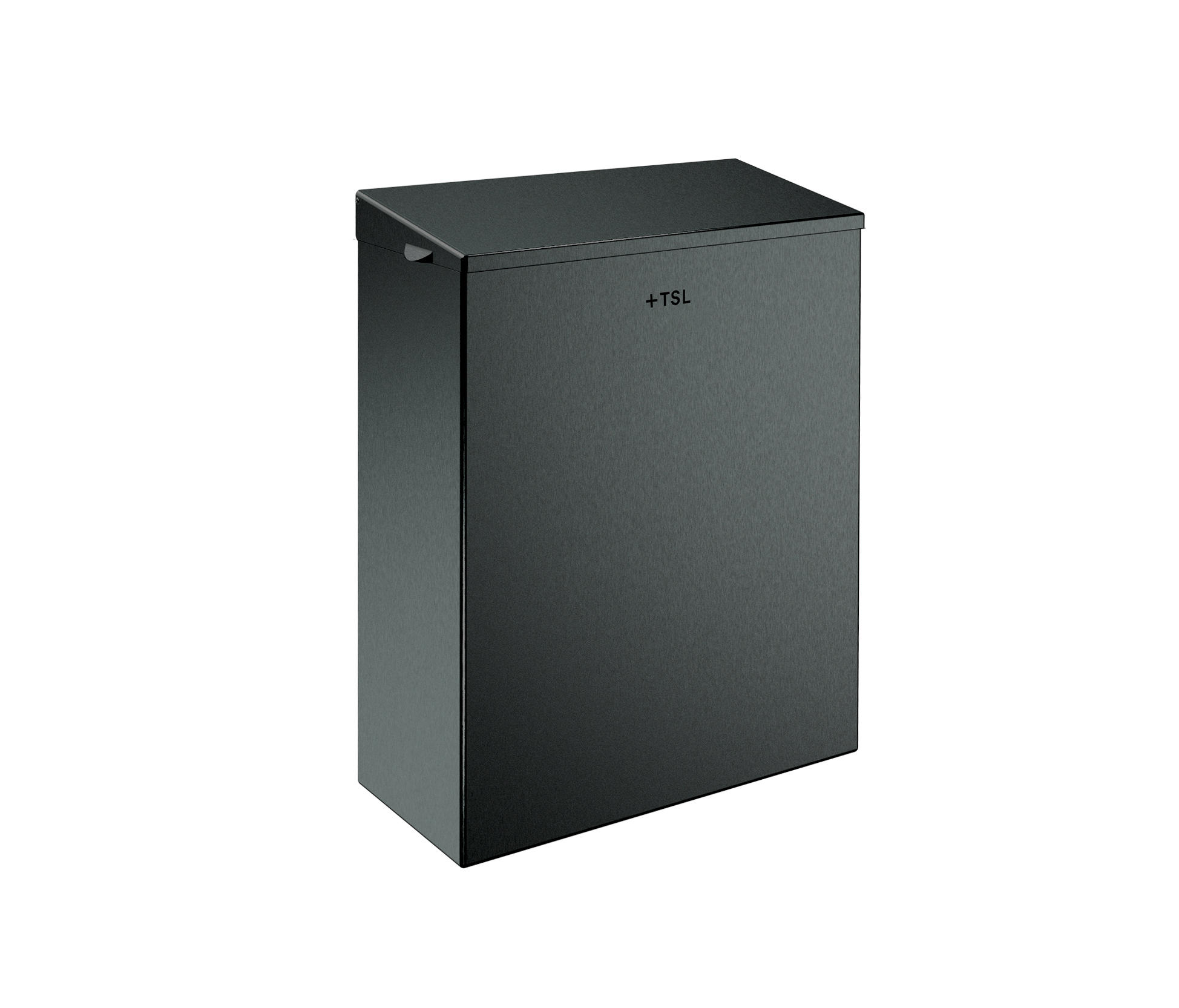 Wall-Mounted Waste Bin PVD Black | Architonic
