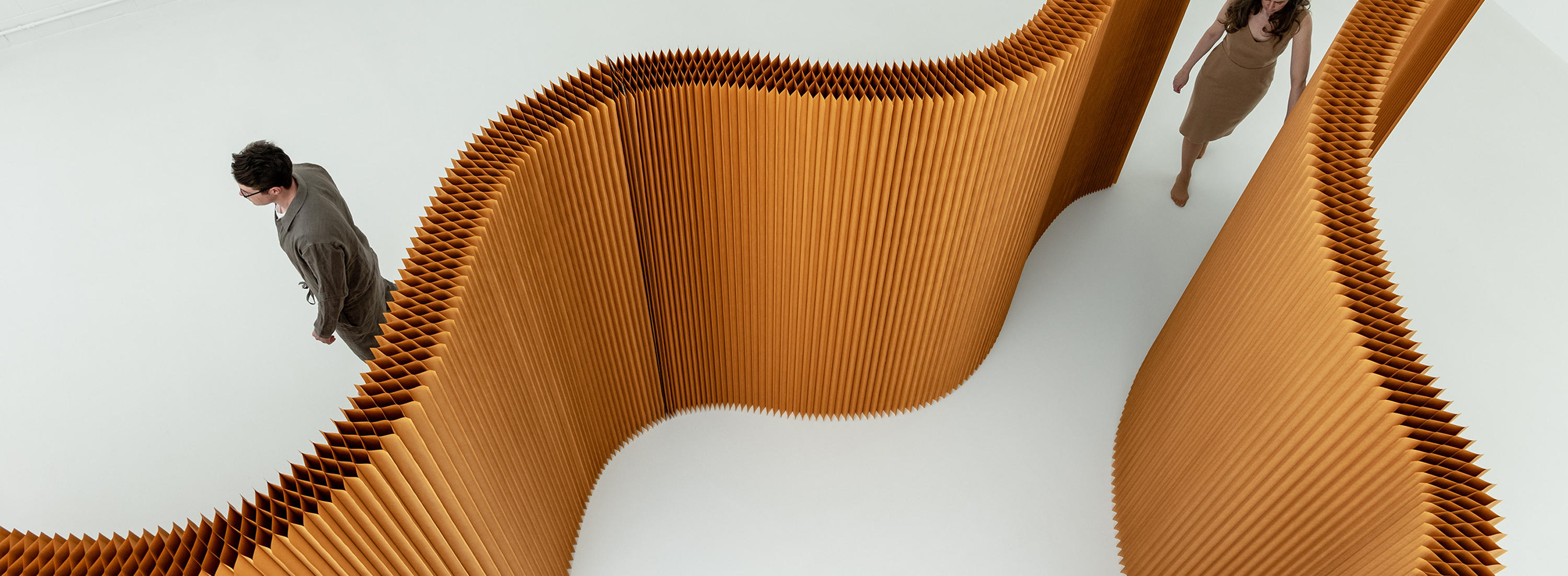 paper softwall | flexible freestanding partition | Architonic