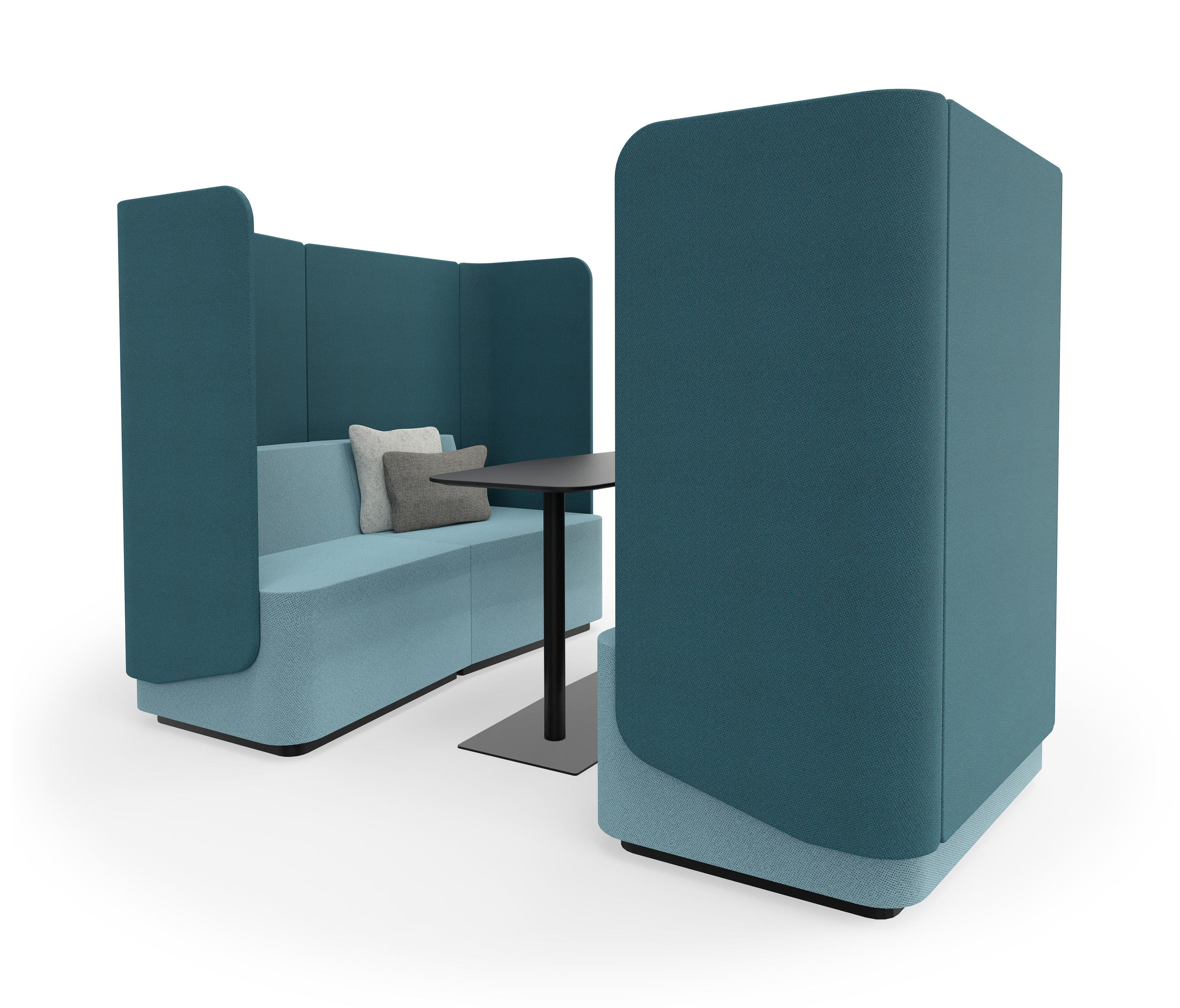 Organic Link bench with screen | Architonic