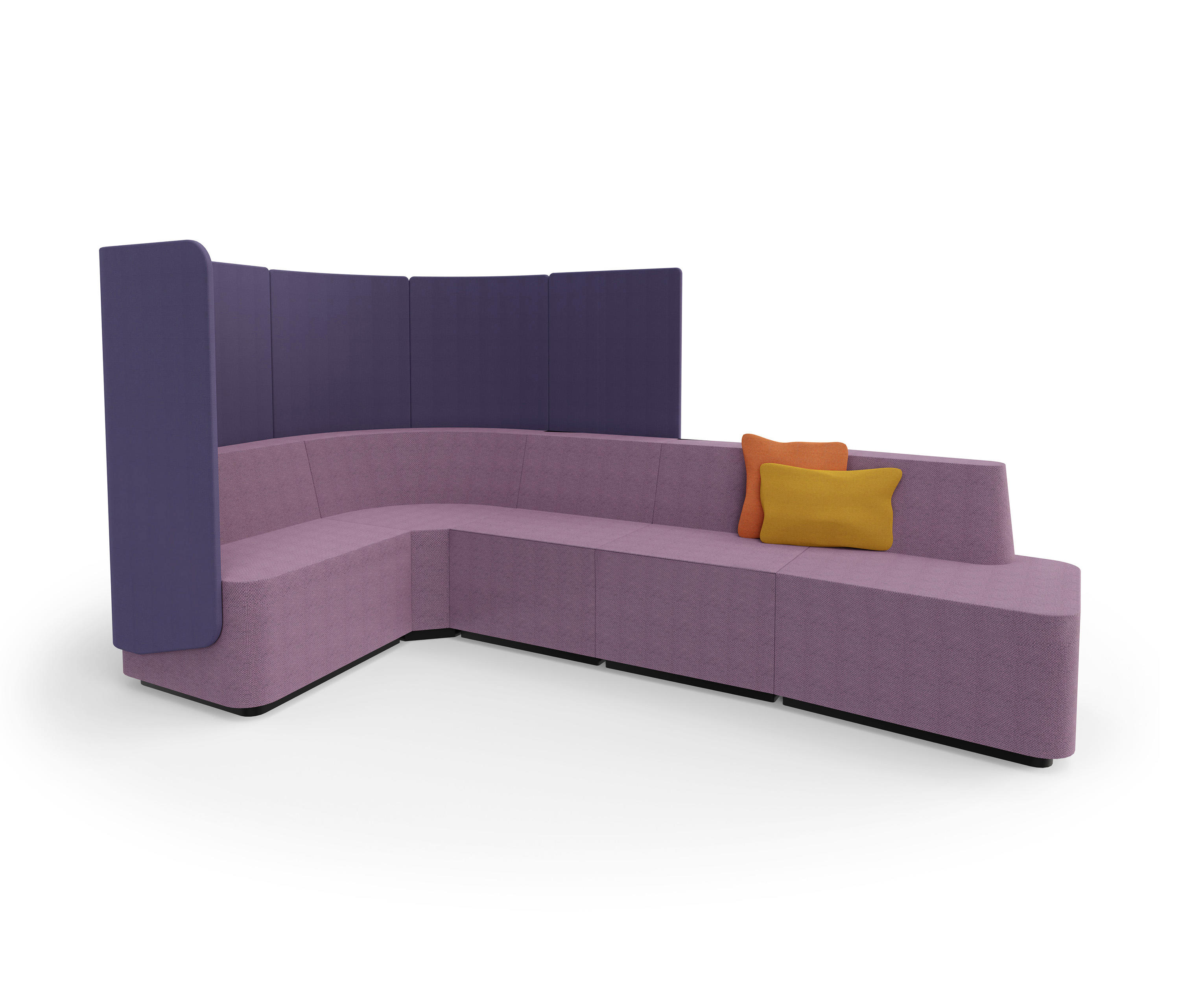 Organic Link bench with screen | Architonic