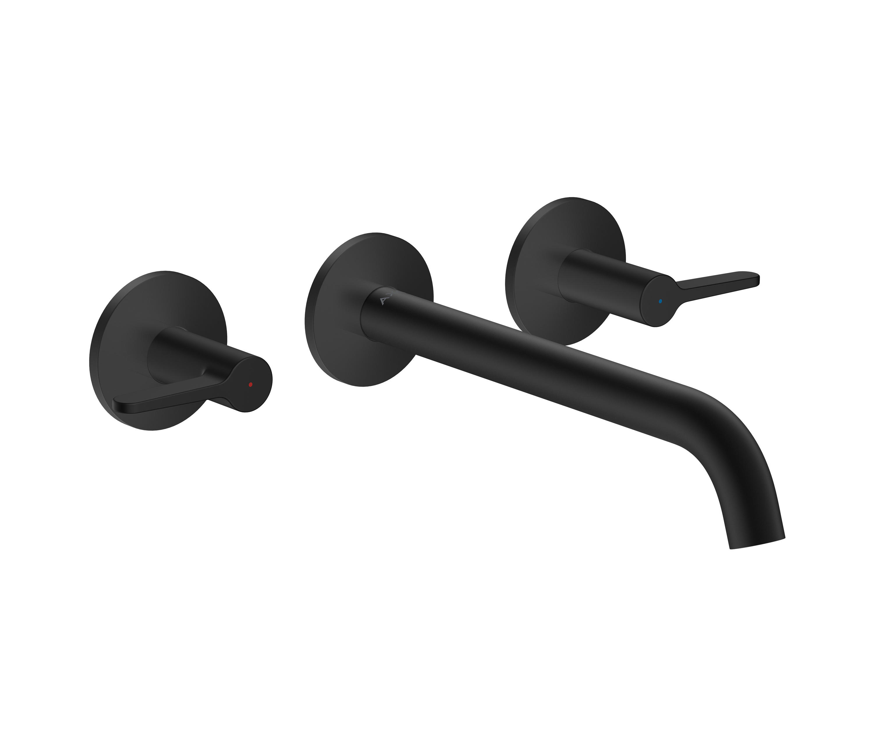 AXOR One 3-hole bath mixer for concealed installation wall-mounted with ...