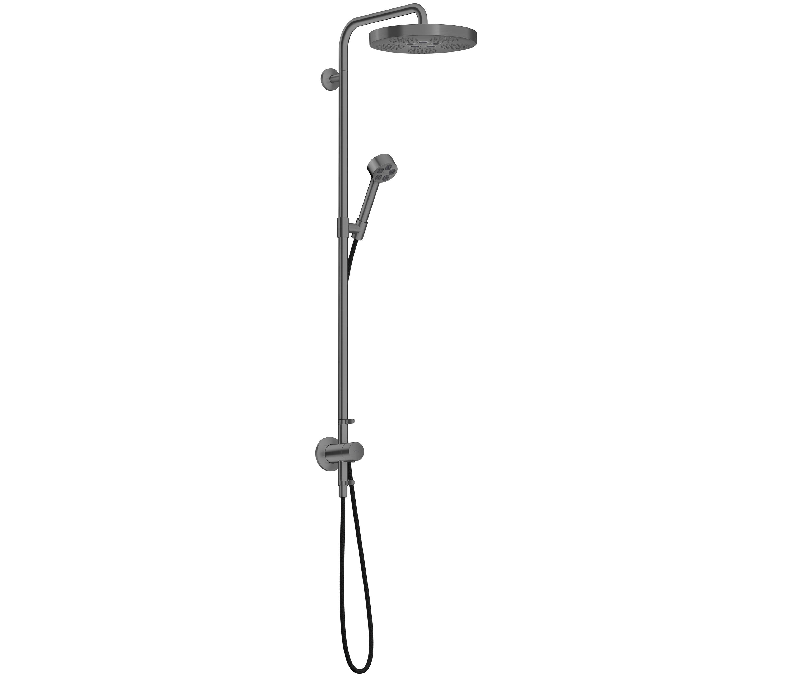 AXOR One Showerpipe with thermostat and overhead shower 280 1jet ...
