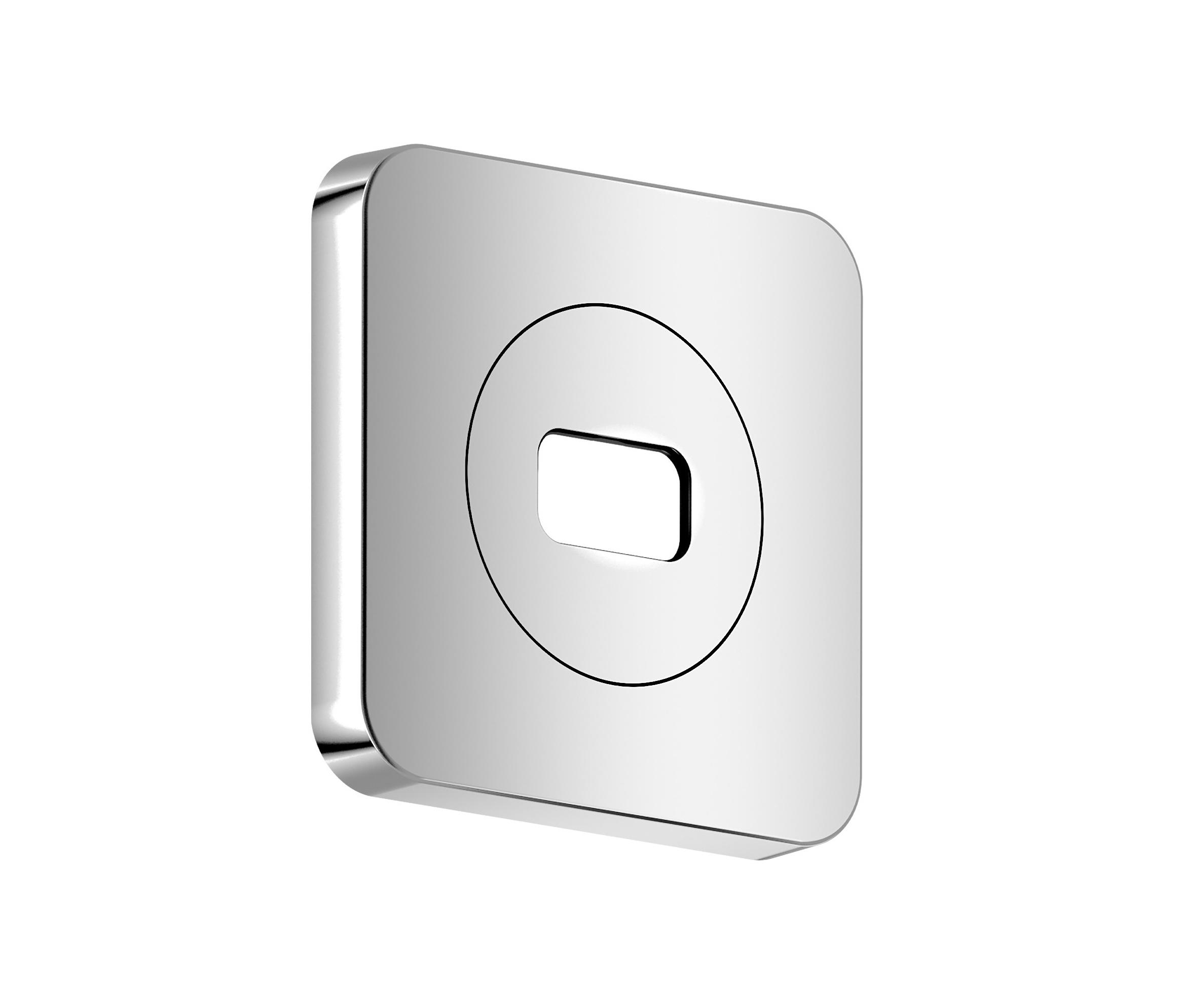 AXOR ShowerSphere Escutcheon 120/120 softsquare | Architonic