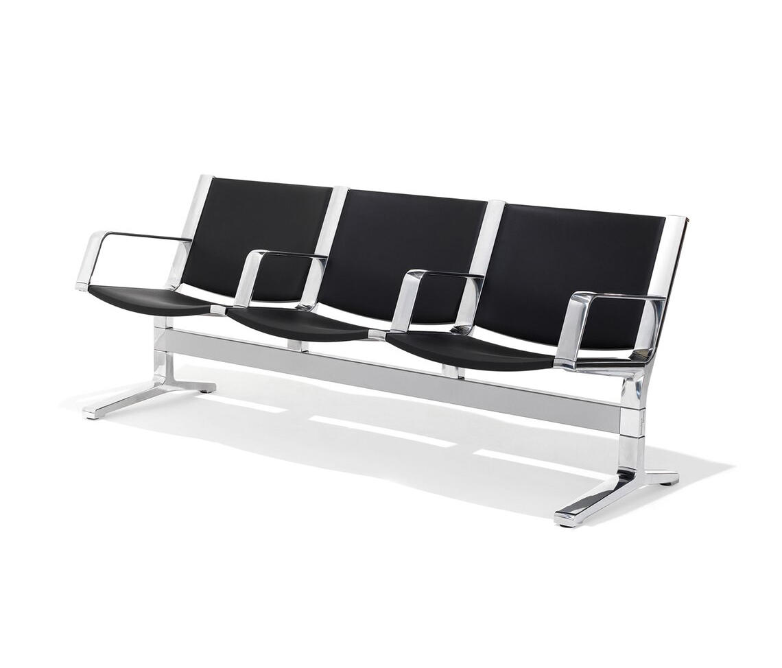 8000 2-, 3-, 4-, 5-, 6-seater bench, PU seat and back | Architonic