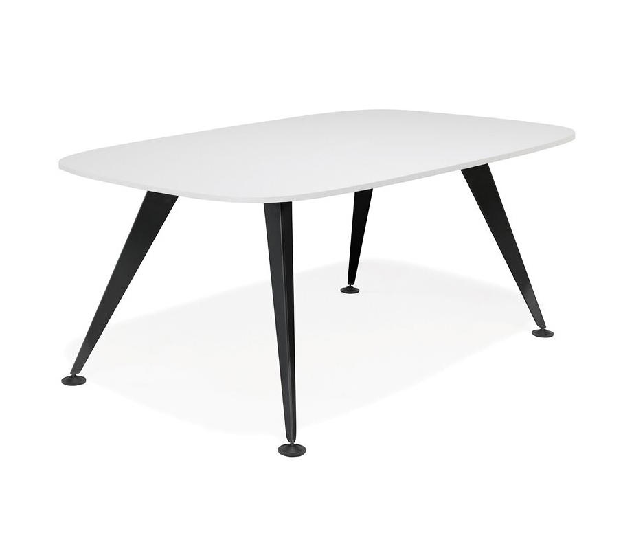 Comta Tisch stadionförmig mit Metallfüßen | Architonic