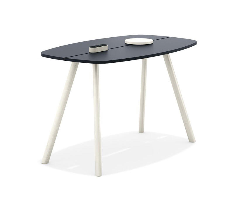 Creva curved rectangle bar table, without or with top joint | Architonic