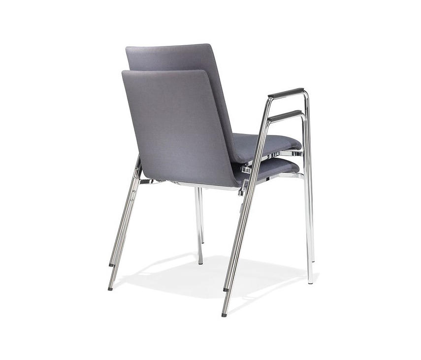 Duo chair on 4 metal legs, integrated frame linking | Architonic