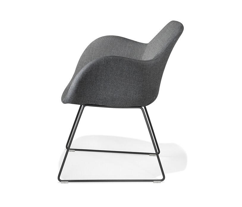 Lupino armchair metal sled base | Architonic