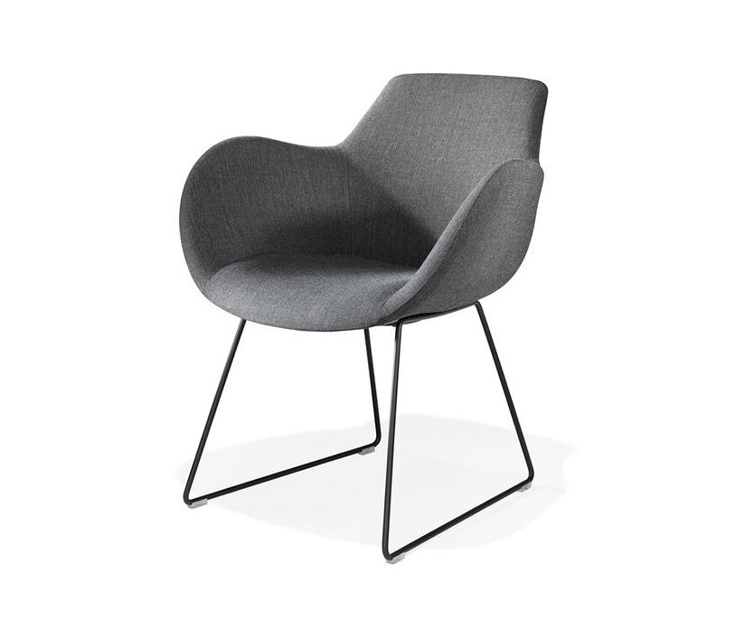 Lupino armchair metal sled base | Architonic
