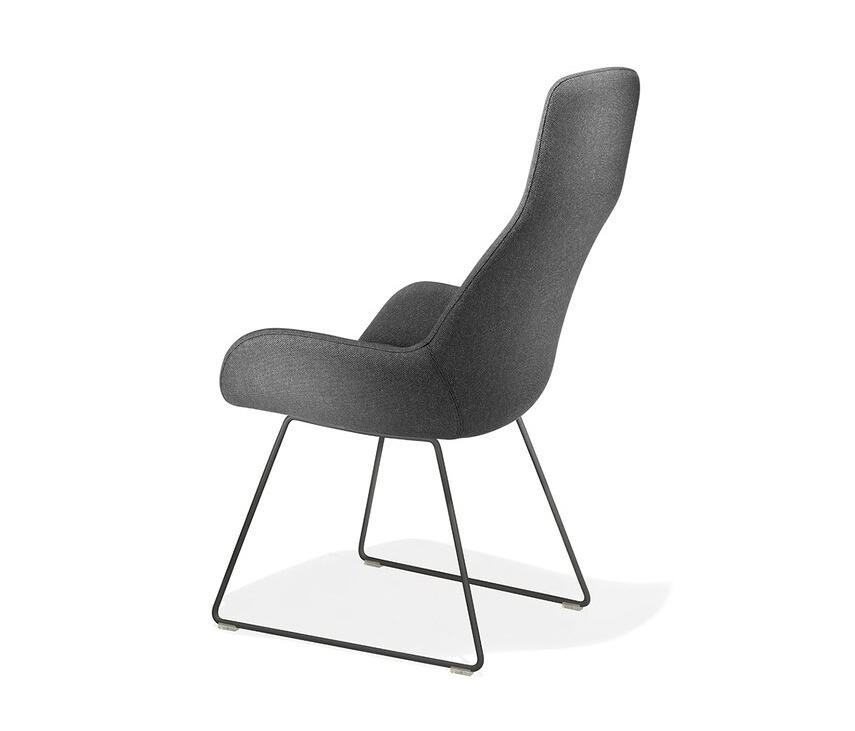 Lupino armchair metal sled base | Architonic