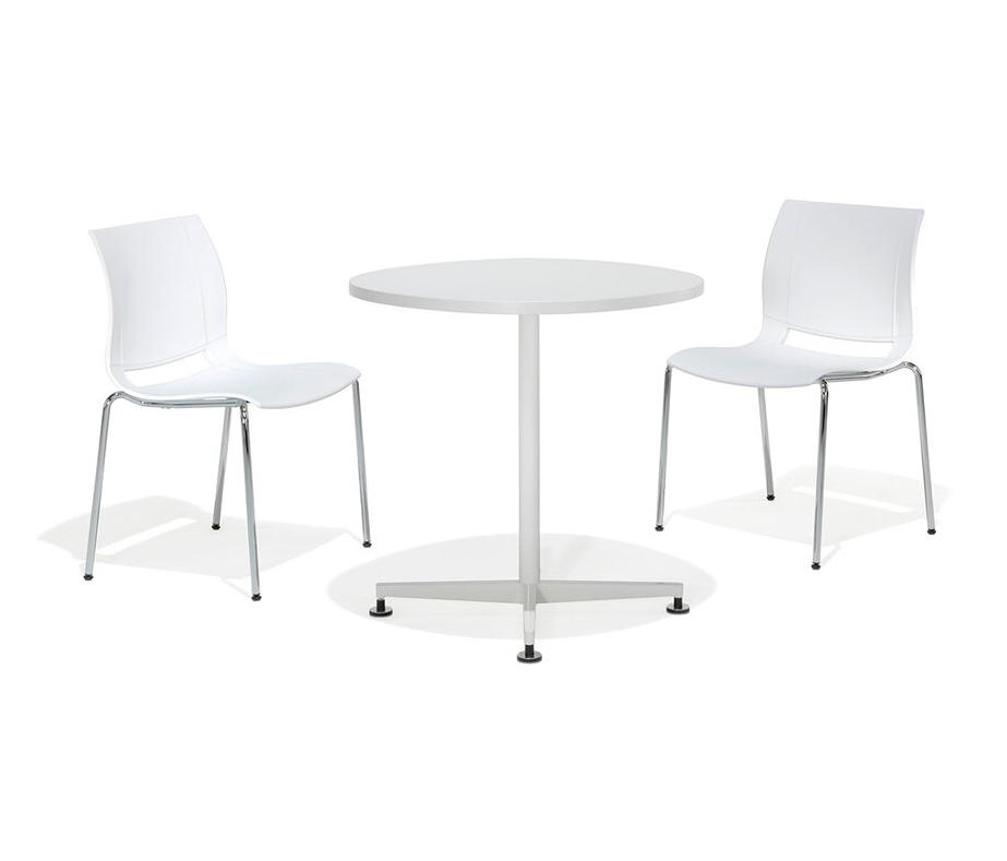 san_siro pebble-shaped/round table with metal frame | Architonic