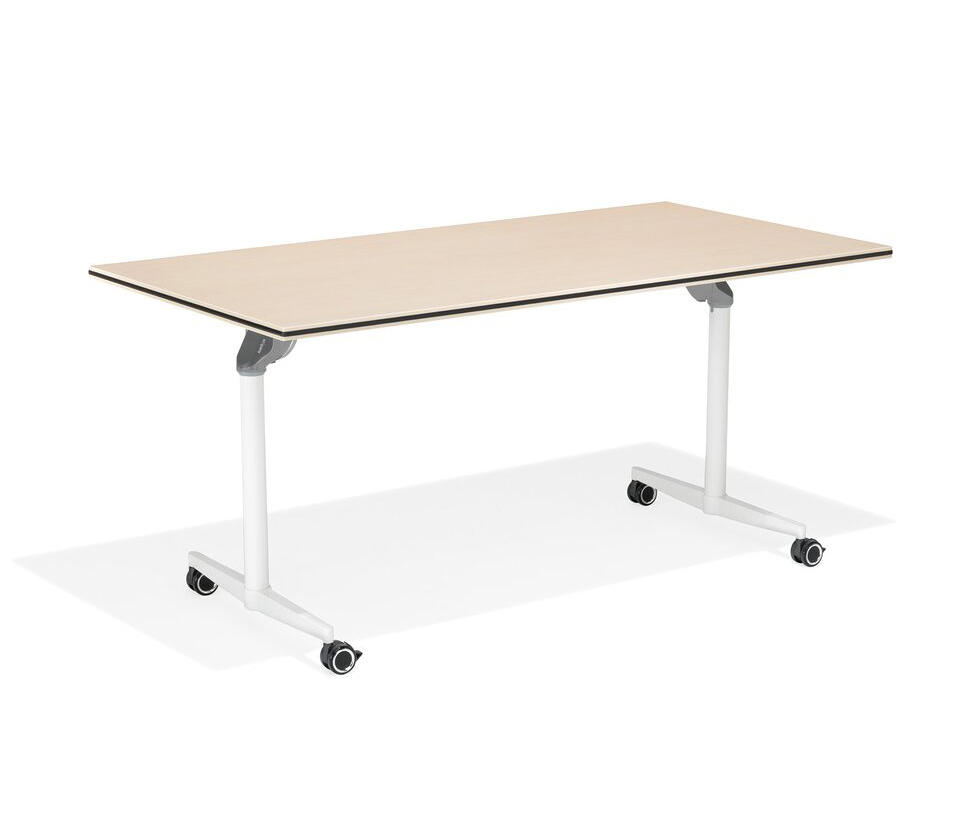 san_siro rectangular folding table, horizontally stackable, with metal ...