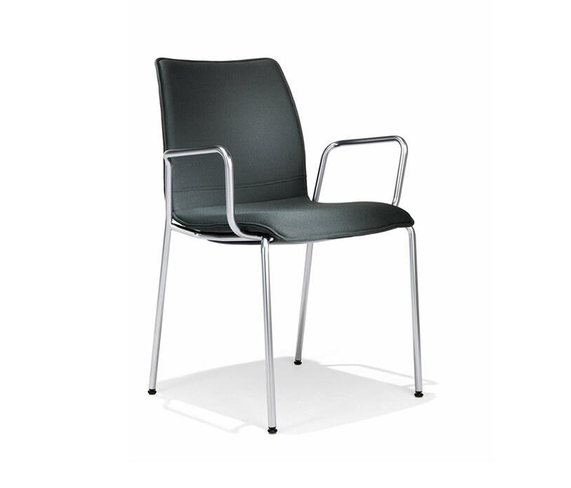 uni_verso chair on 4 metal legs, plywood seat shell | Architonic
