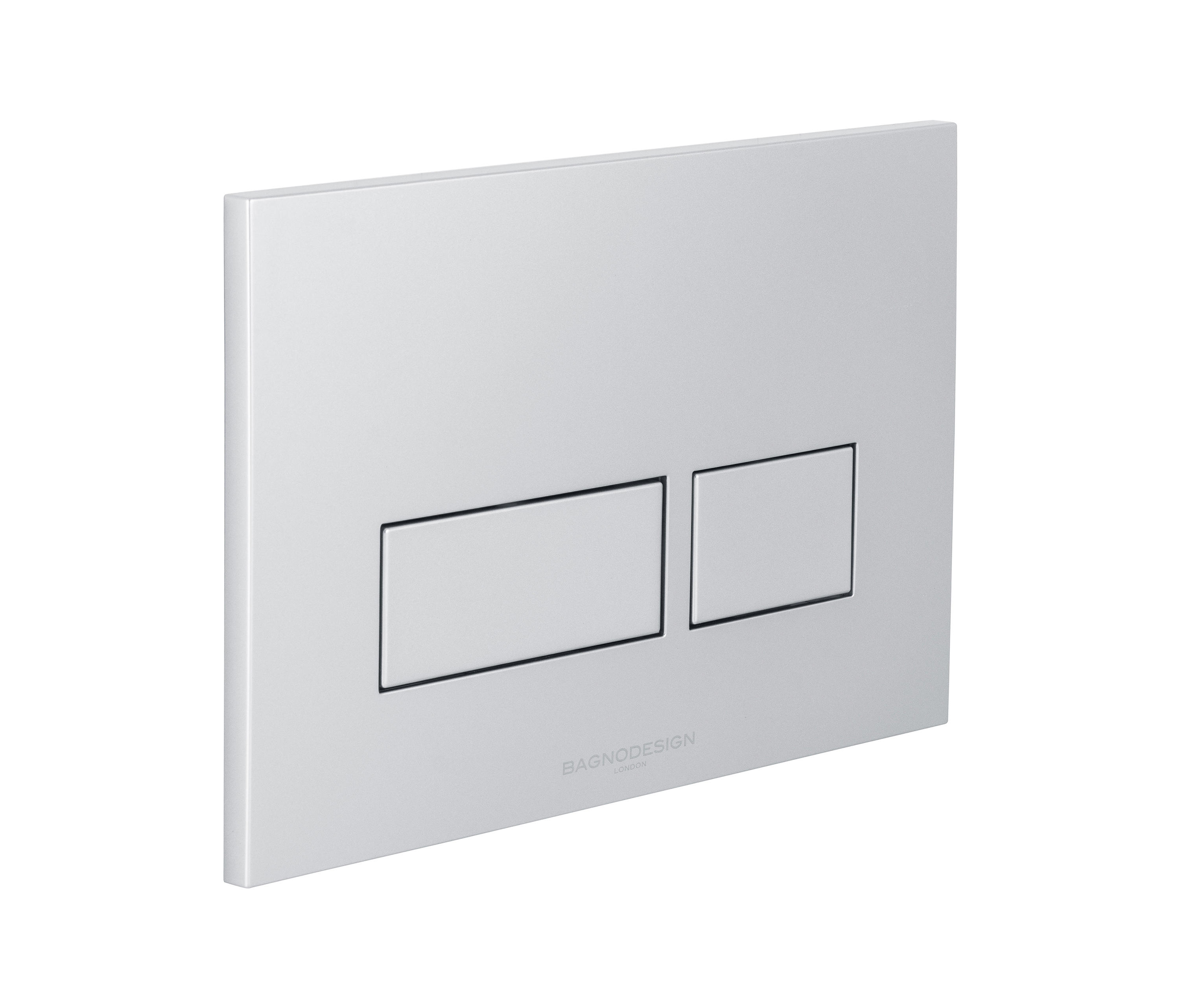 Dual Flush Plate with Rectangle Buttons | Architonic