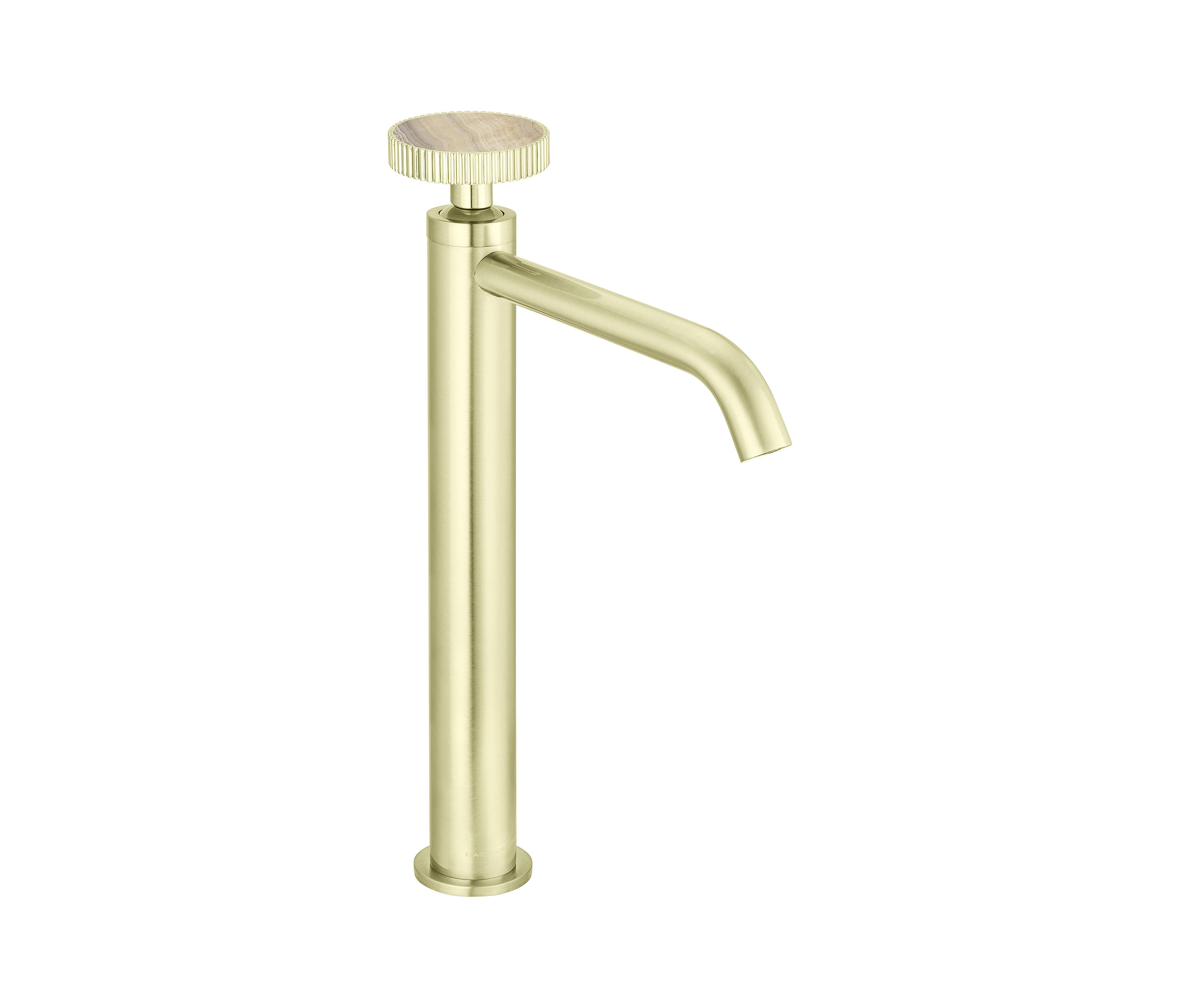 Chiasso | Deck Mounted Mono Tall Basin Mixer With Porcelain Handle ...