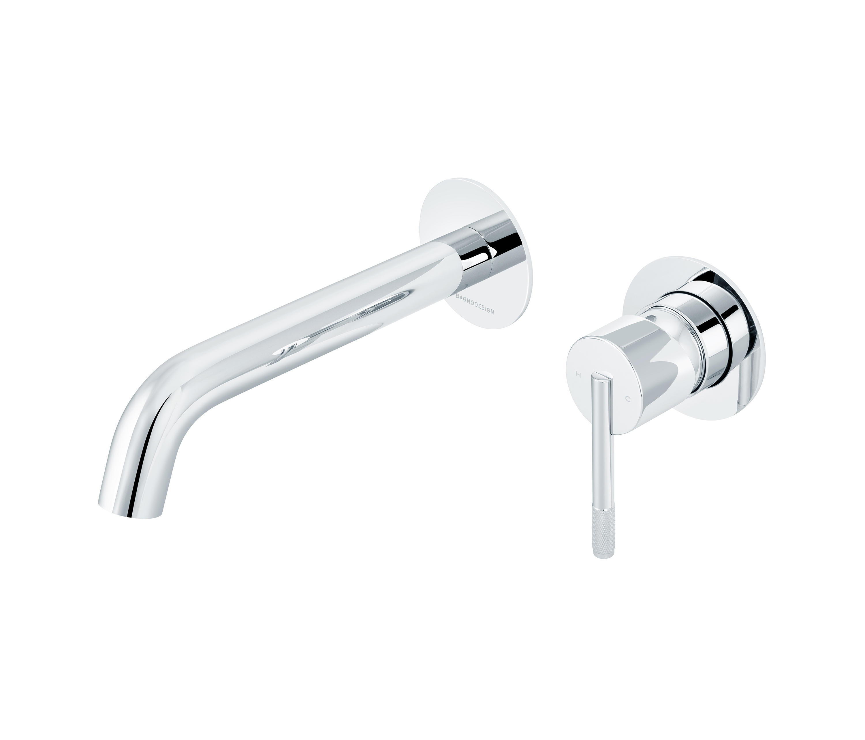 Nara | Wall Mounted Trim Part for Concealed 2 Hole Basin Mixer | Architonic