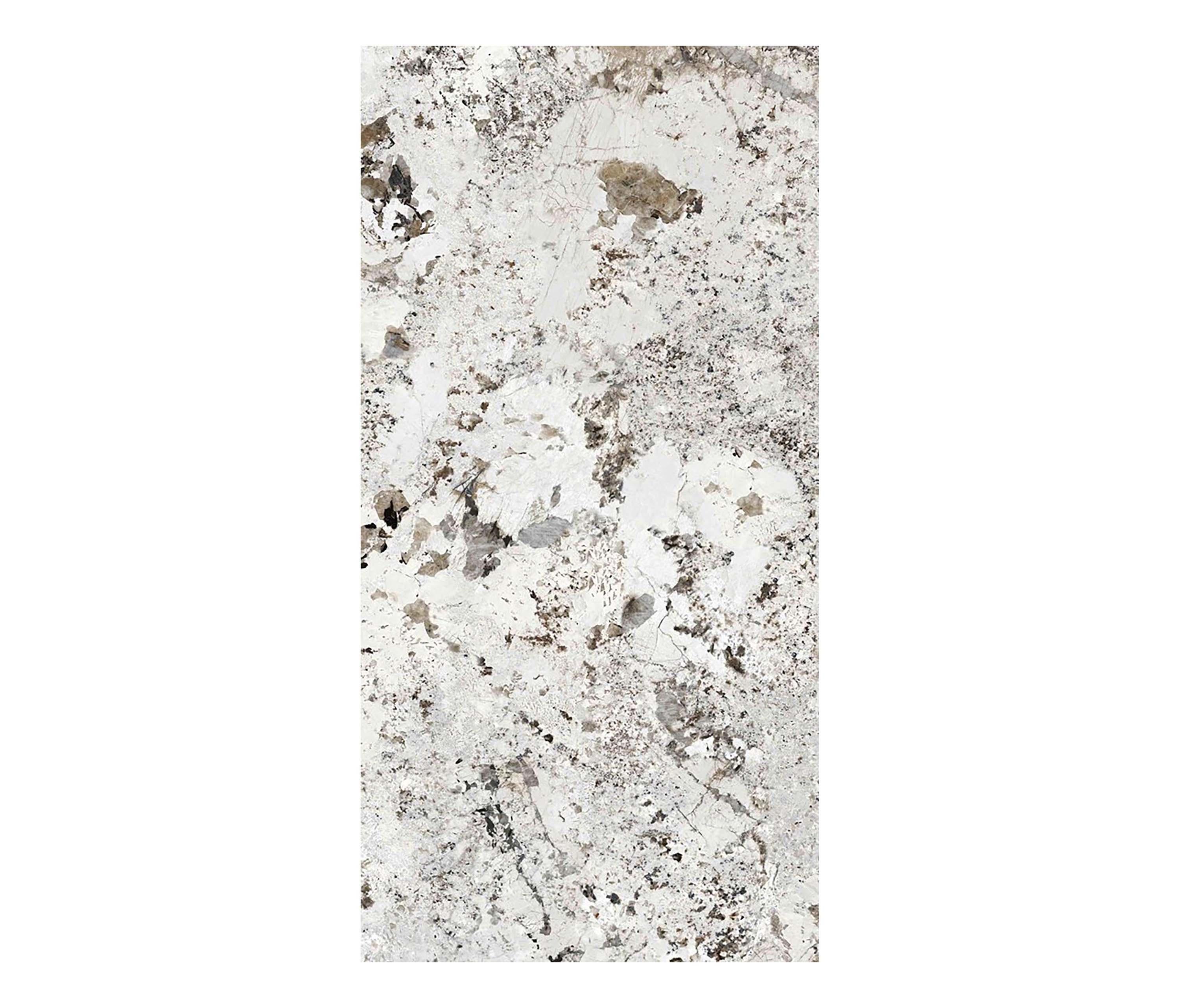 Alaska White Glossy Kalesinterflex Porcelain Slab 162x323 | Architonic