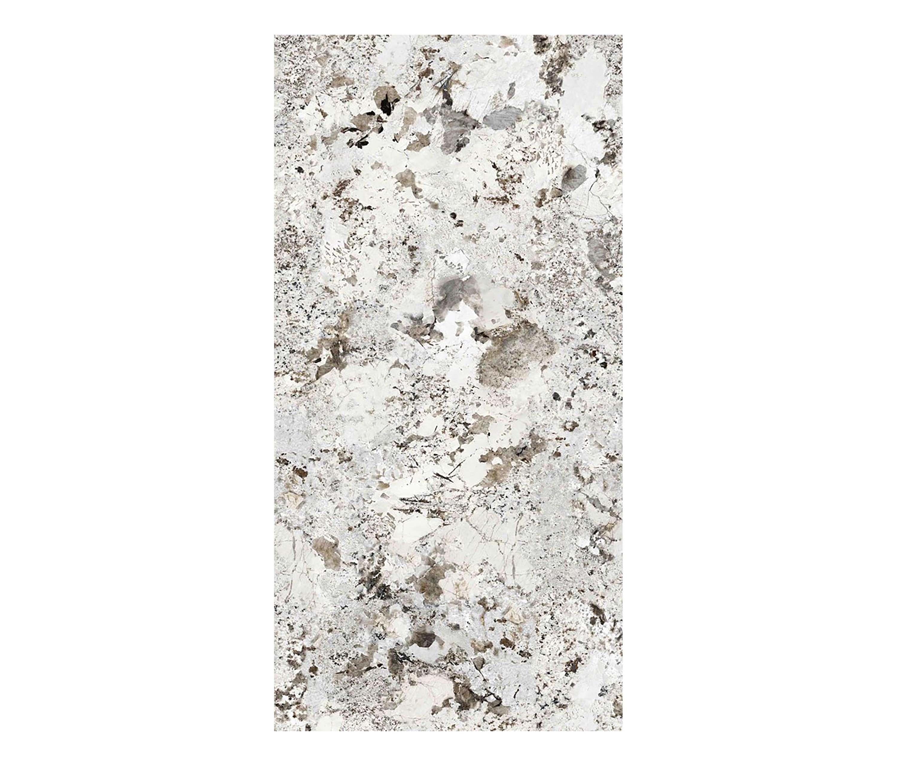 Alaska White Glossy Kalesinterflex Porcelain Slab 162x323 | Architonic